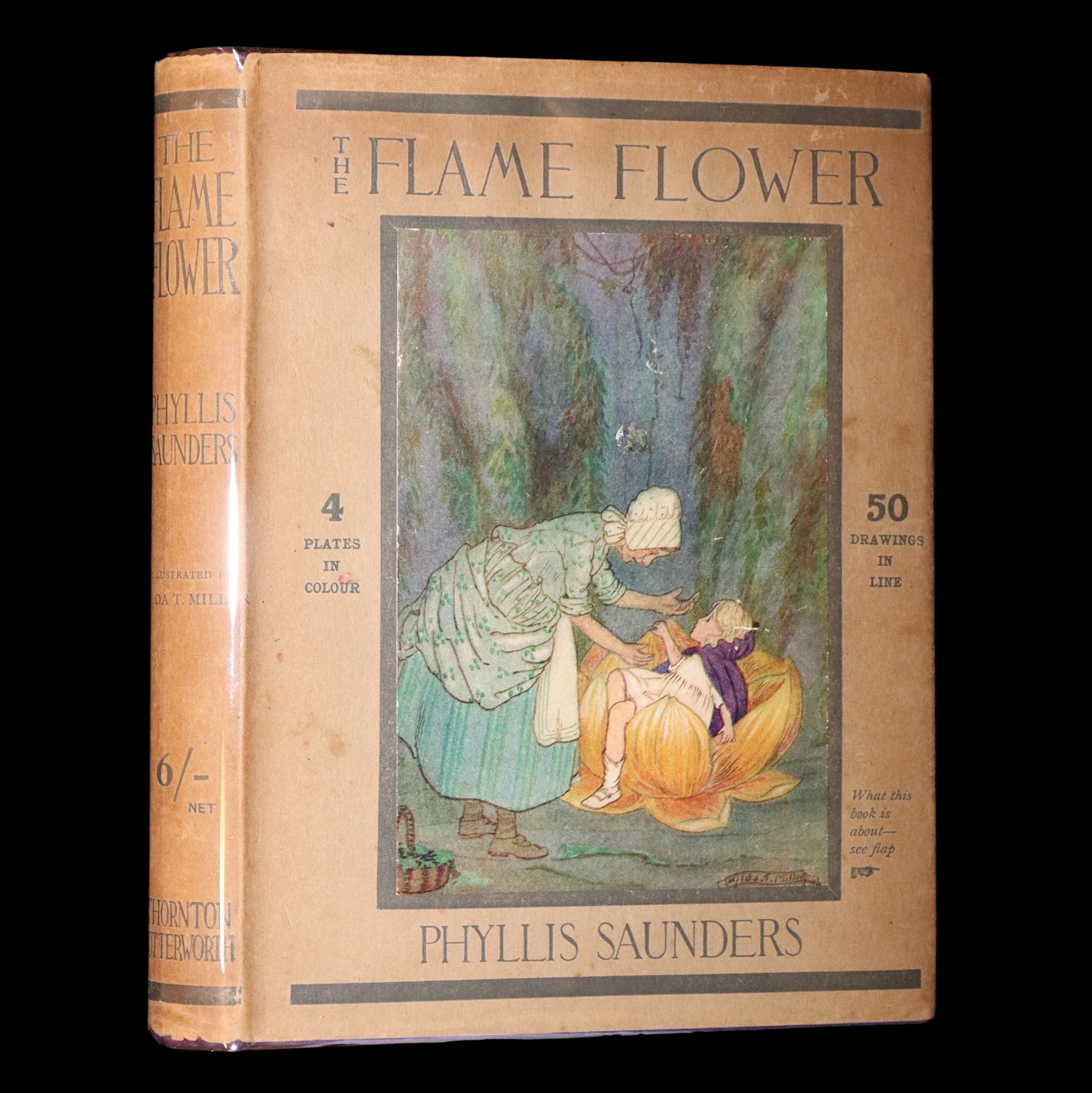 1922 Rare Book- The Flame Flower by Phyllis Saunders and Hilda T. Mill ...