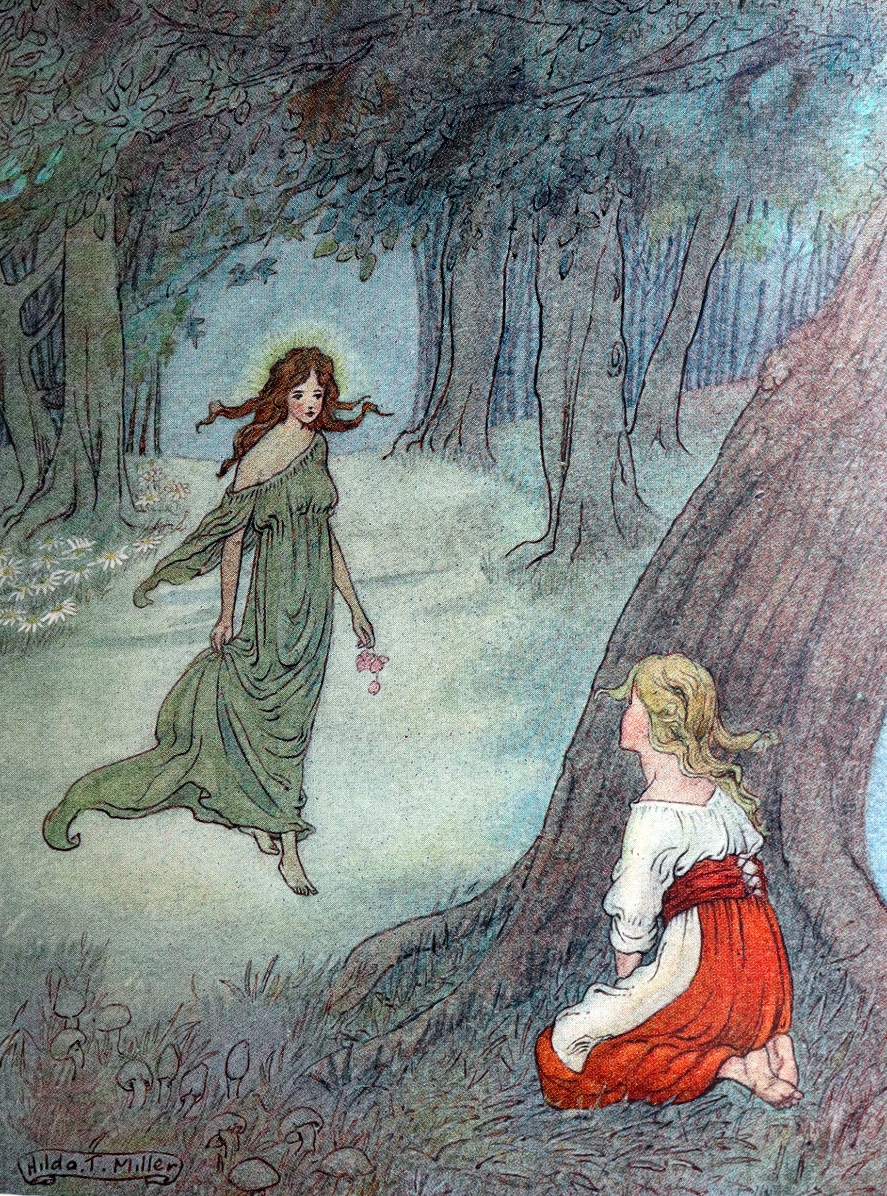 1922 Rare Book- The Flame Flower by Phyllis Saunders and Hilda T. Mill ...