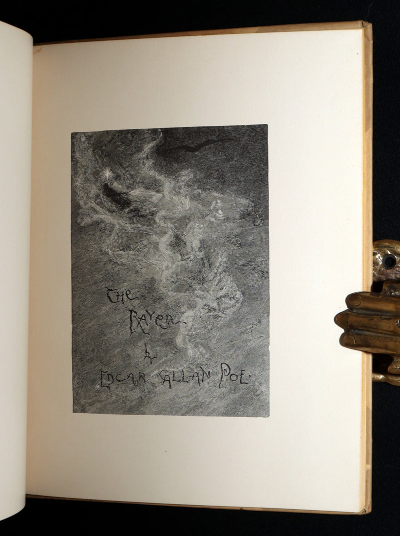 1889 Scarce Book - The Raven by Edgar Allan Poe, Illustrated by W. L ...