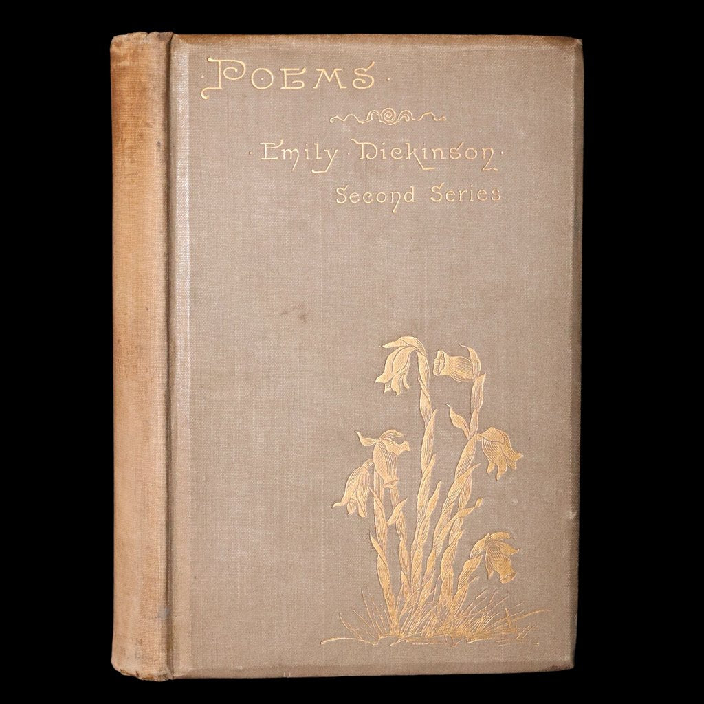 1893 Rare Book - Poems. Second Series. By Emily Dickinson — MFLIBRA ...