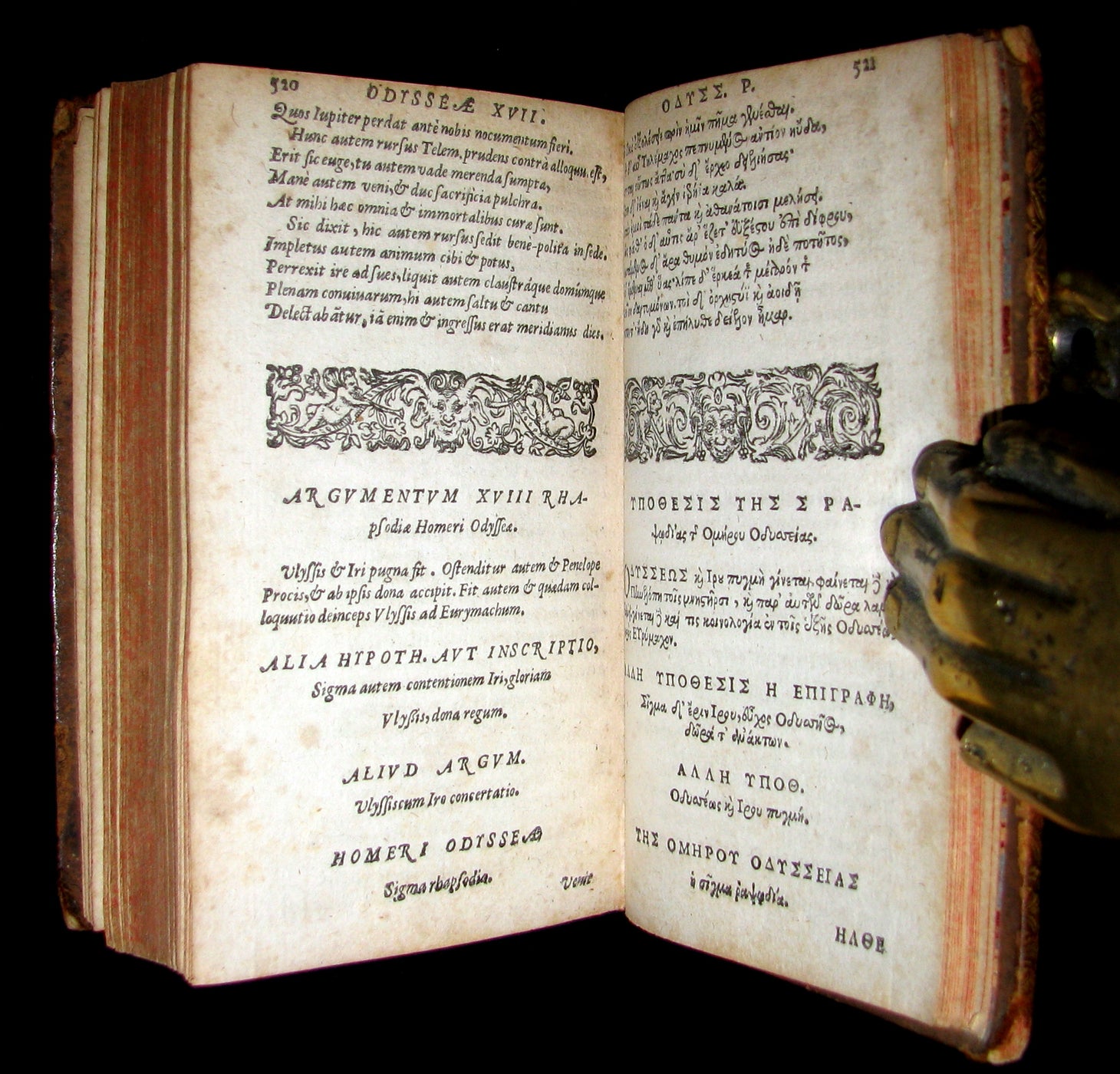 1567 Scarce Greek-Latin Book set - Homer's Odyssey - Odyssea - First ...