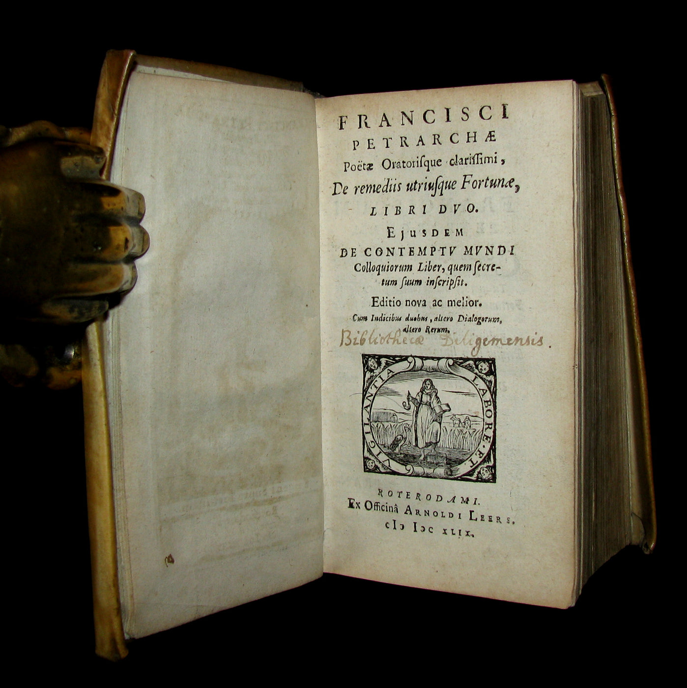 1649 Rare Book - Petrarch's Remedies for Fortune Fair and Foul (De ...