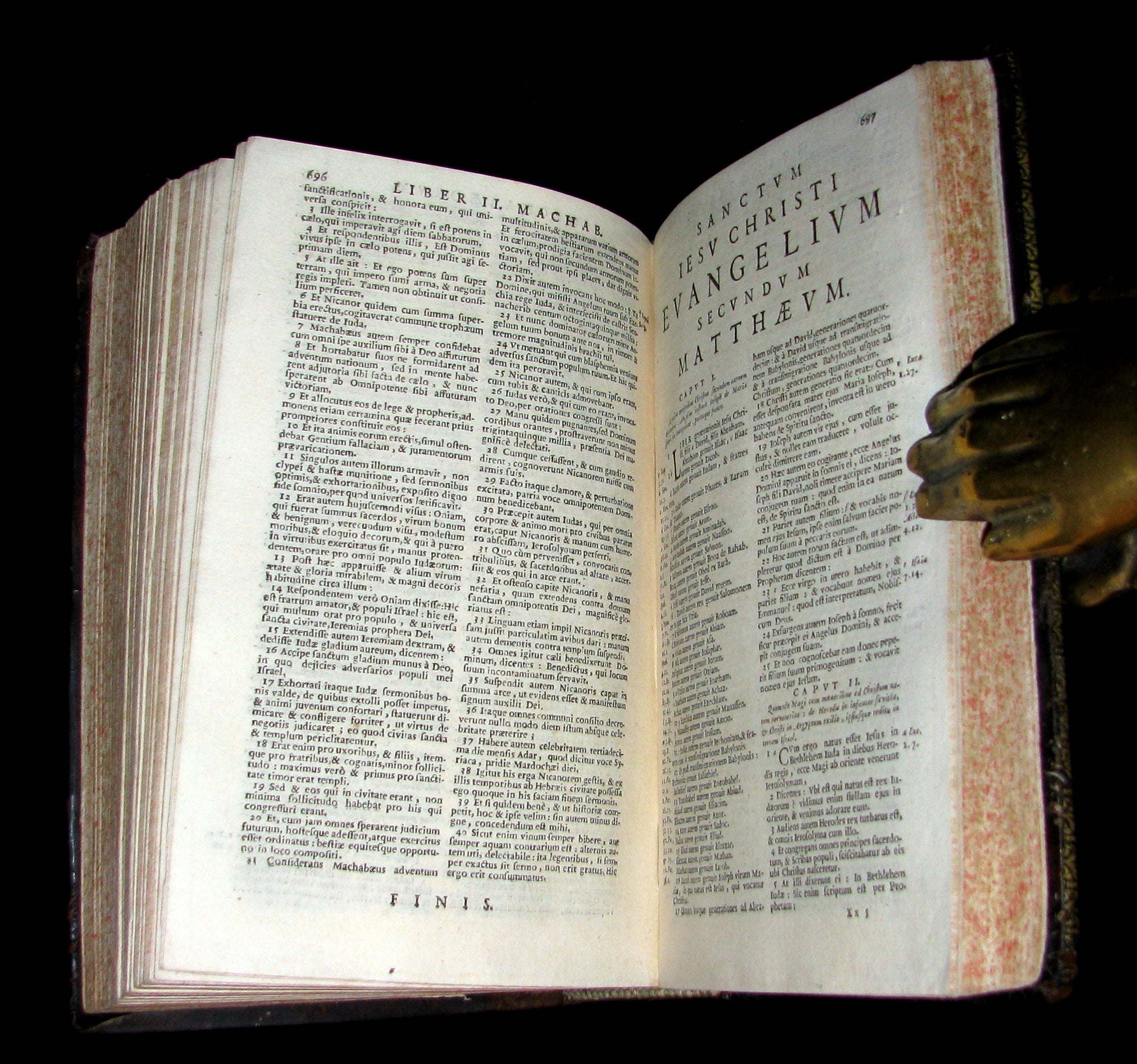 1676 Rare Latin Bible - Biblia Sacra Vulgatae Editionis - Holy Bible ...