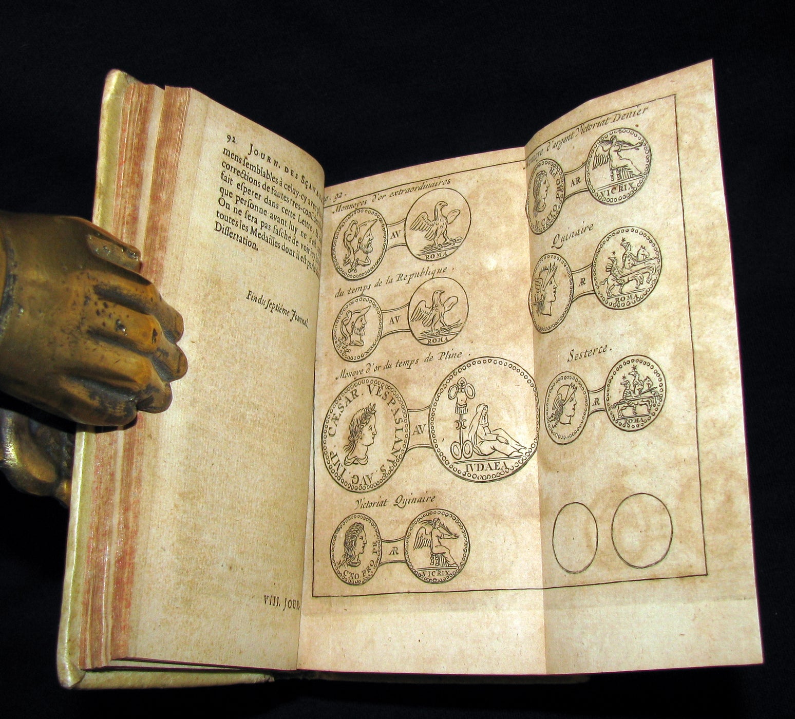 1682 Rare French Book - Scientists' Journal for year 1681 - Including ...