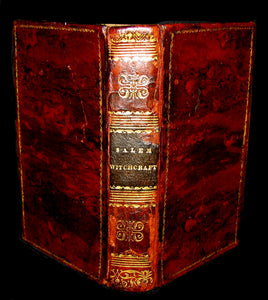 1828 Scarce Book - SALEM WITCHCRAFT - Wonders of the Invisible World b ...
