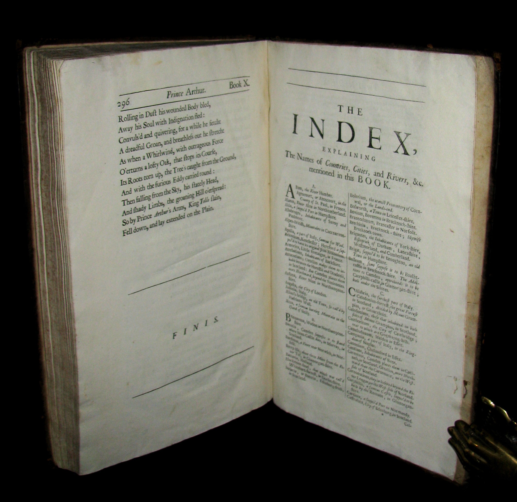 1695 Rare English Book ~ KING ARTHUR - Prince ARTHUR. An Heroick Poem ...