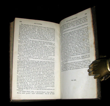 1857 Rare Book - Guy Fawkes, or the Gunpowder Treason illustrated by C ...