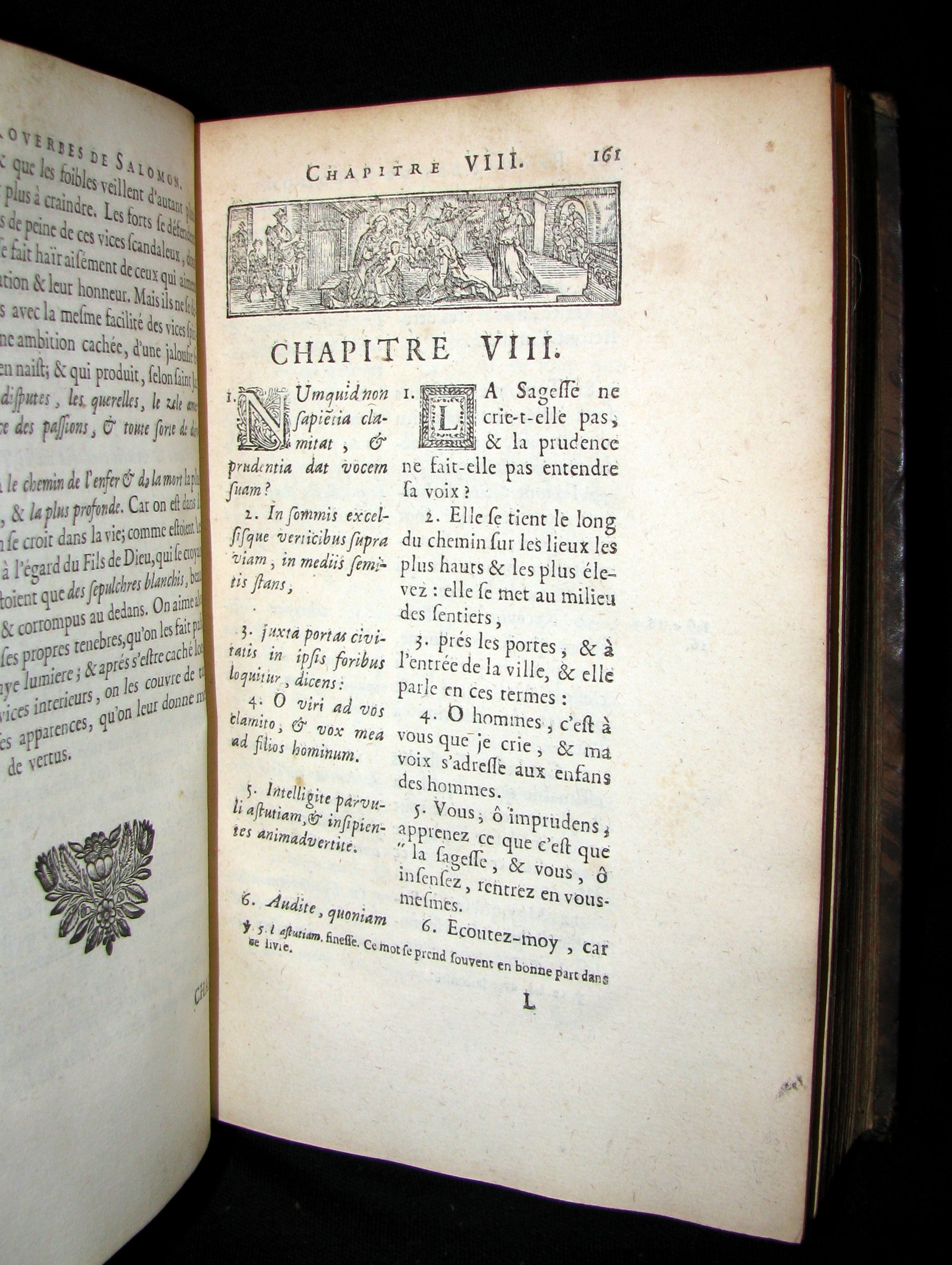 1681 Rare Latin French Book Bible - The Book of Proverbs - Les ...