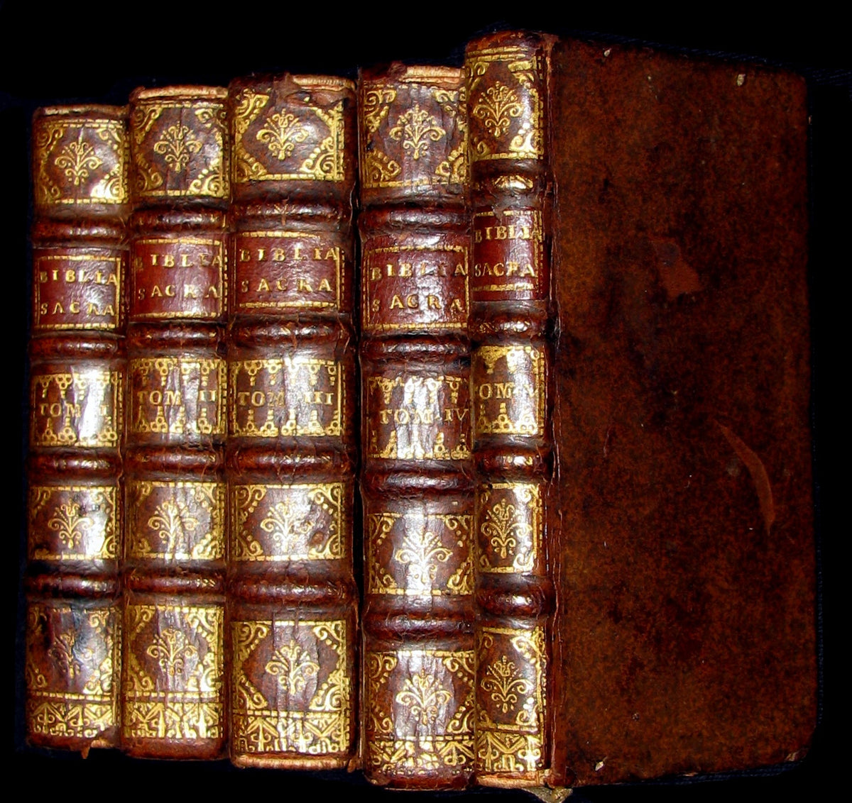 1679 Rare Latin Bible Book set - BIBLIA SACRA - Vulgate Editionis ...