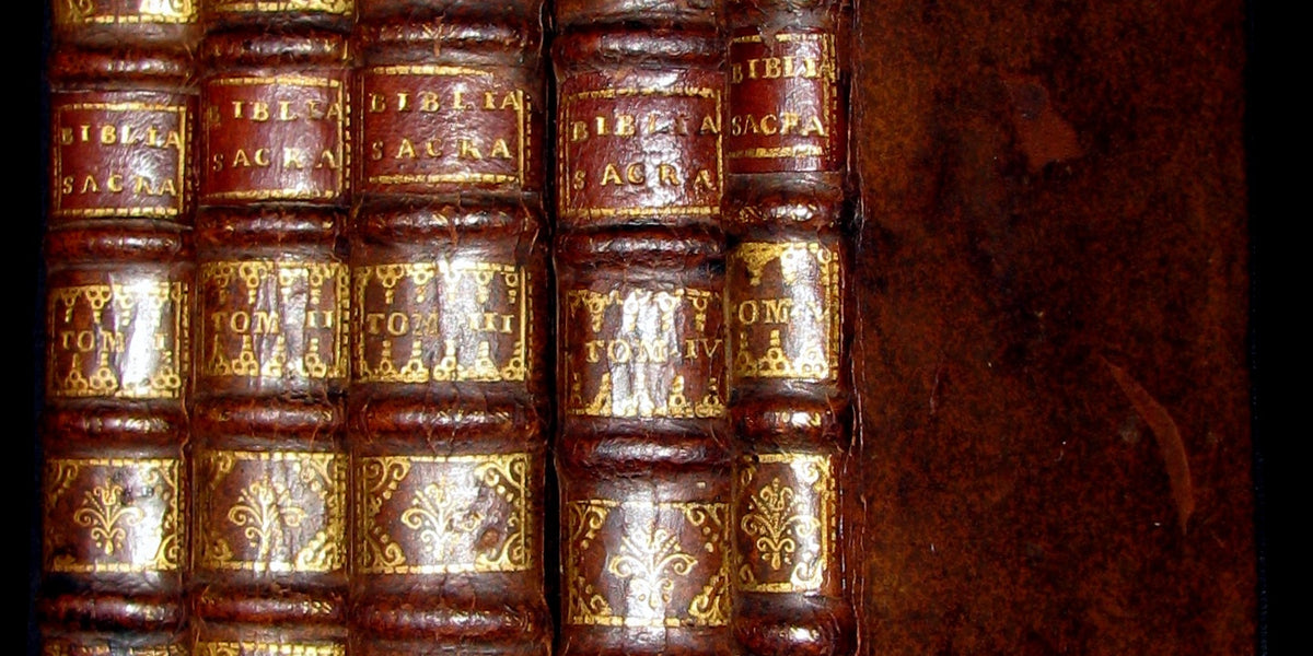 1679 Rare Latin Bible Book set - BIBLIA SACRA - Vulgate Editionis ...