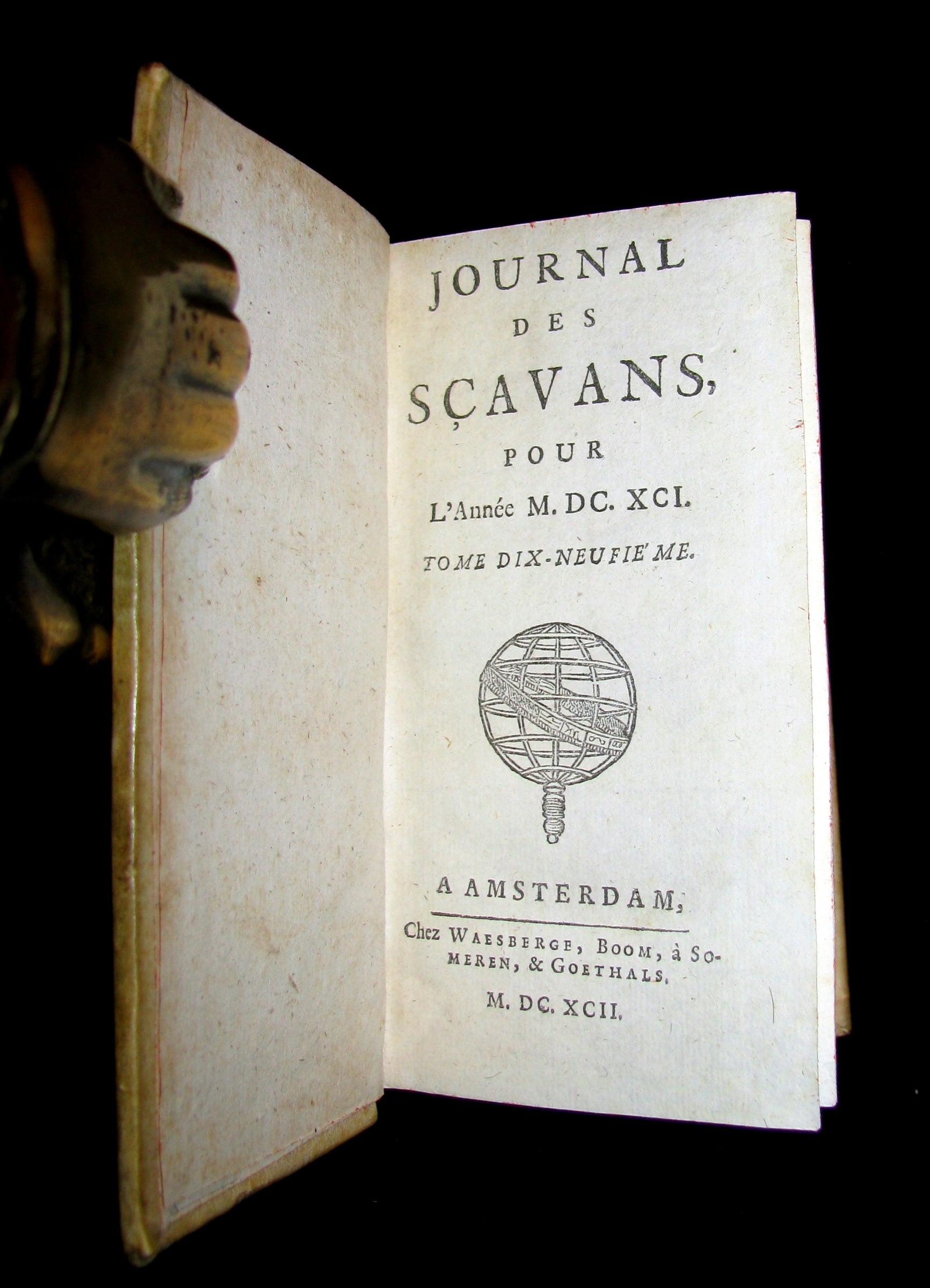 1692 Rare French Book - Scientists' Journal for year 1691 - Including ...