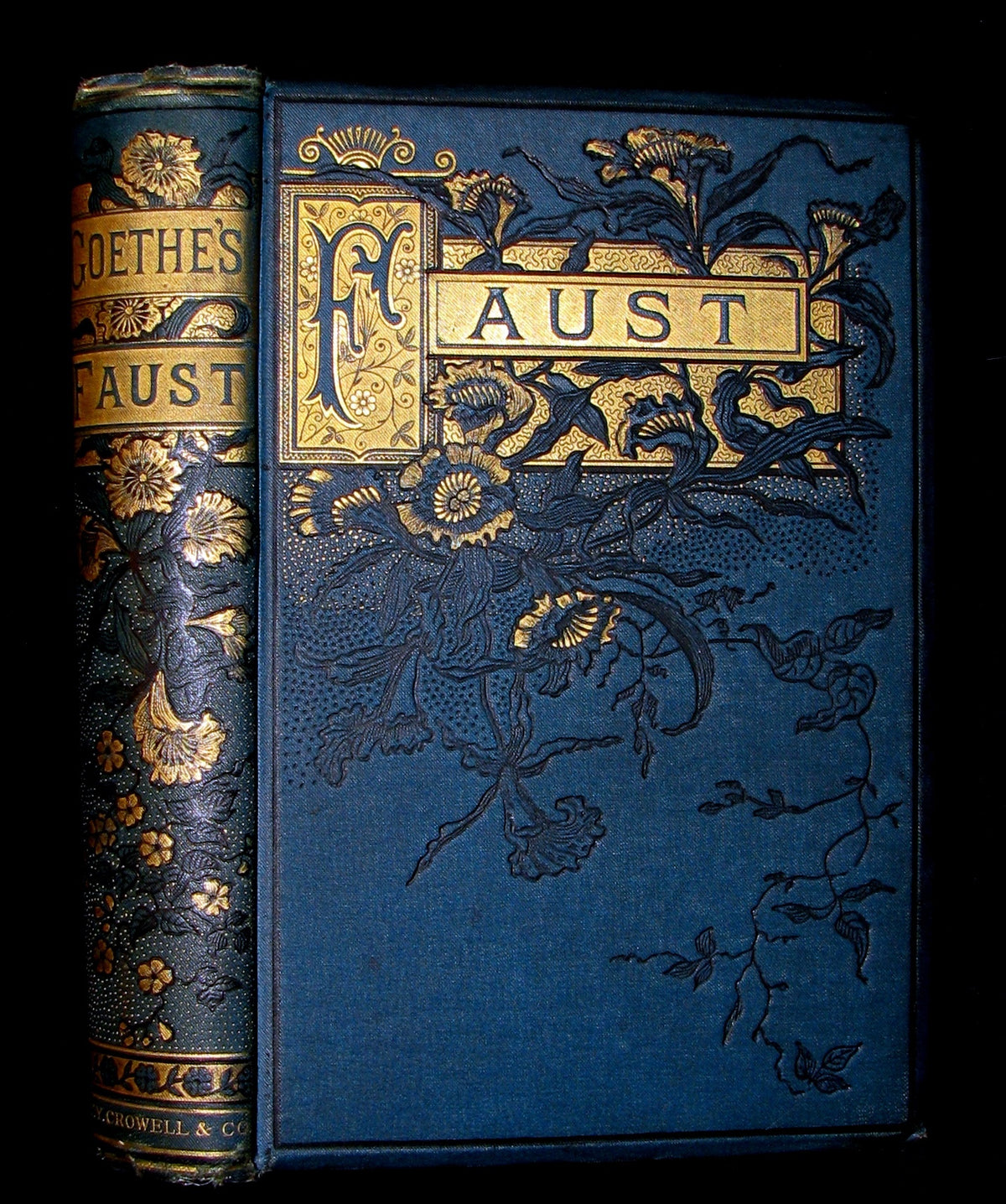 1890 Rare Victorian Book - FAUST - A Tragedy by Goethe, Illustrated. by ...