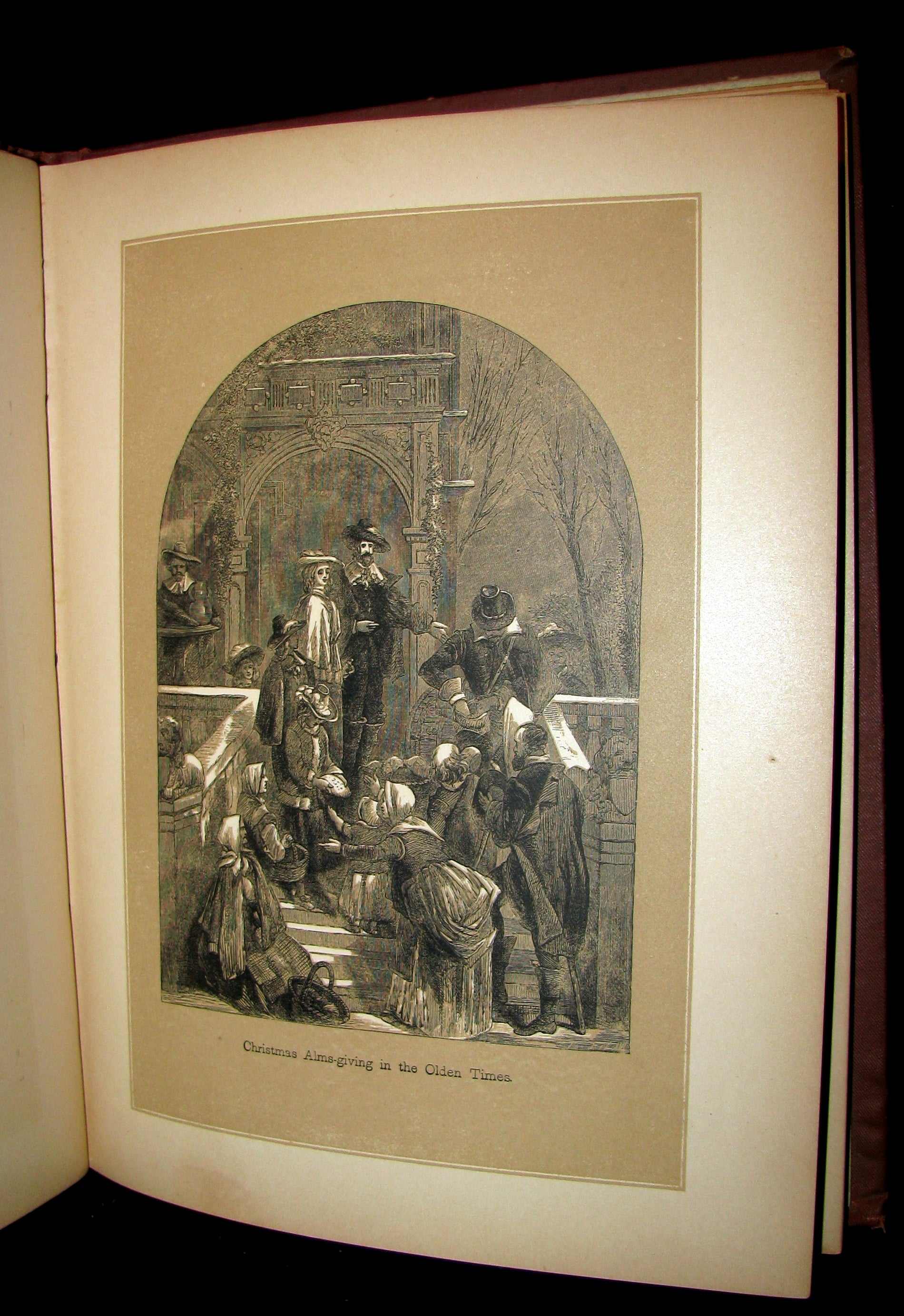 1880 Scarce Victorian Book ~ CHRISTMAS in Art and Song, Illustrated. by ...