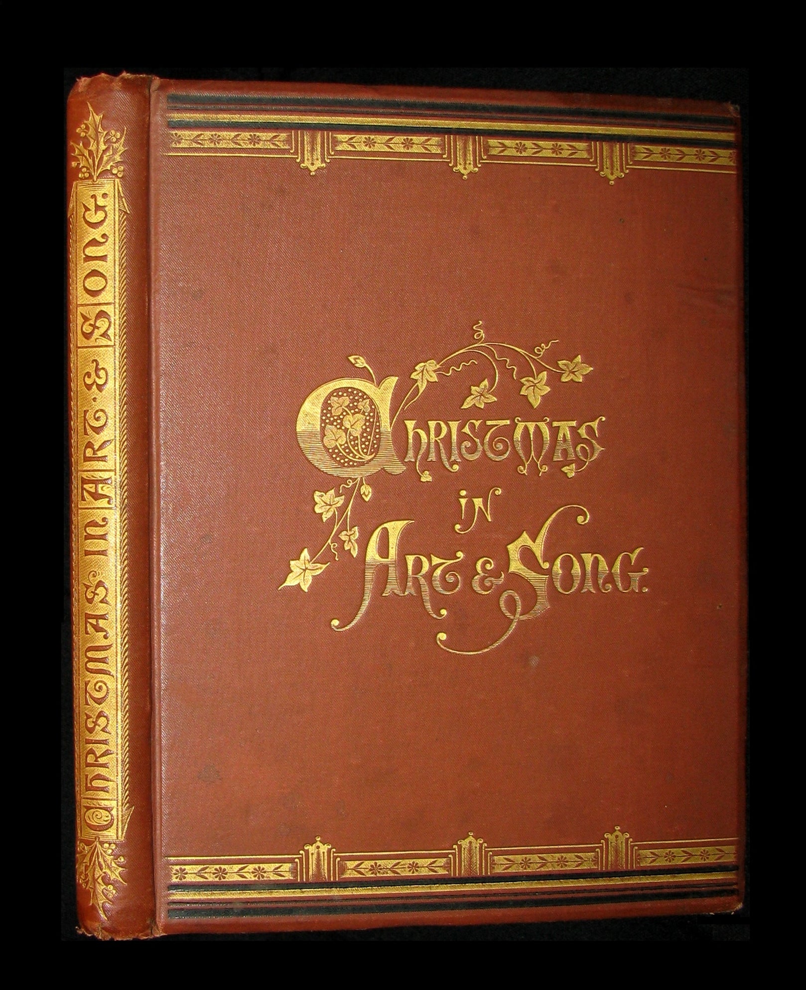1880 Scarce Victorian Book ~ CHRISTMAS in Art and Song, Illustrated. by ...