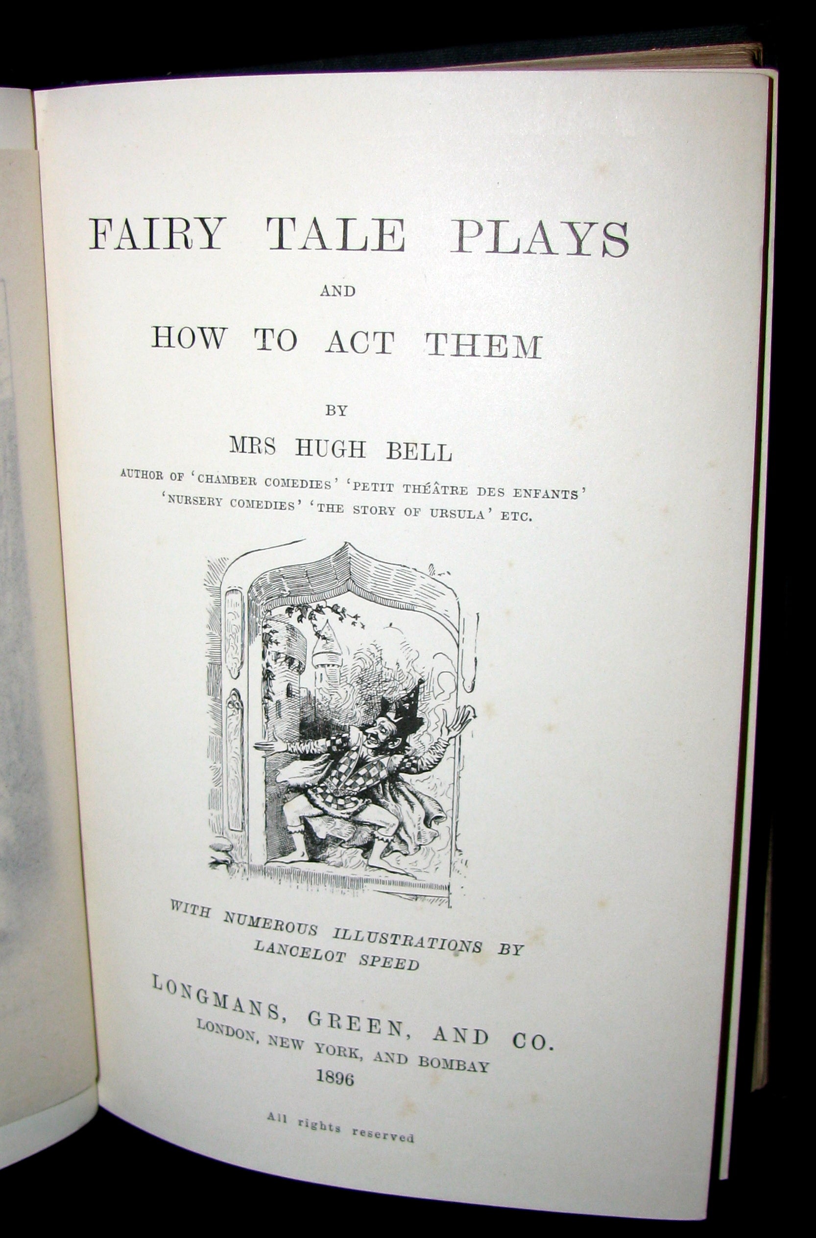 1896 Rare 1stED Book - FAIRY TALE PLAYS and How to Act Them. Beauty ...