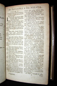 1796 Scarce Scottish GAELIC New Testament - TIOMNADH NUADH. Bible. by ...