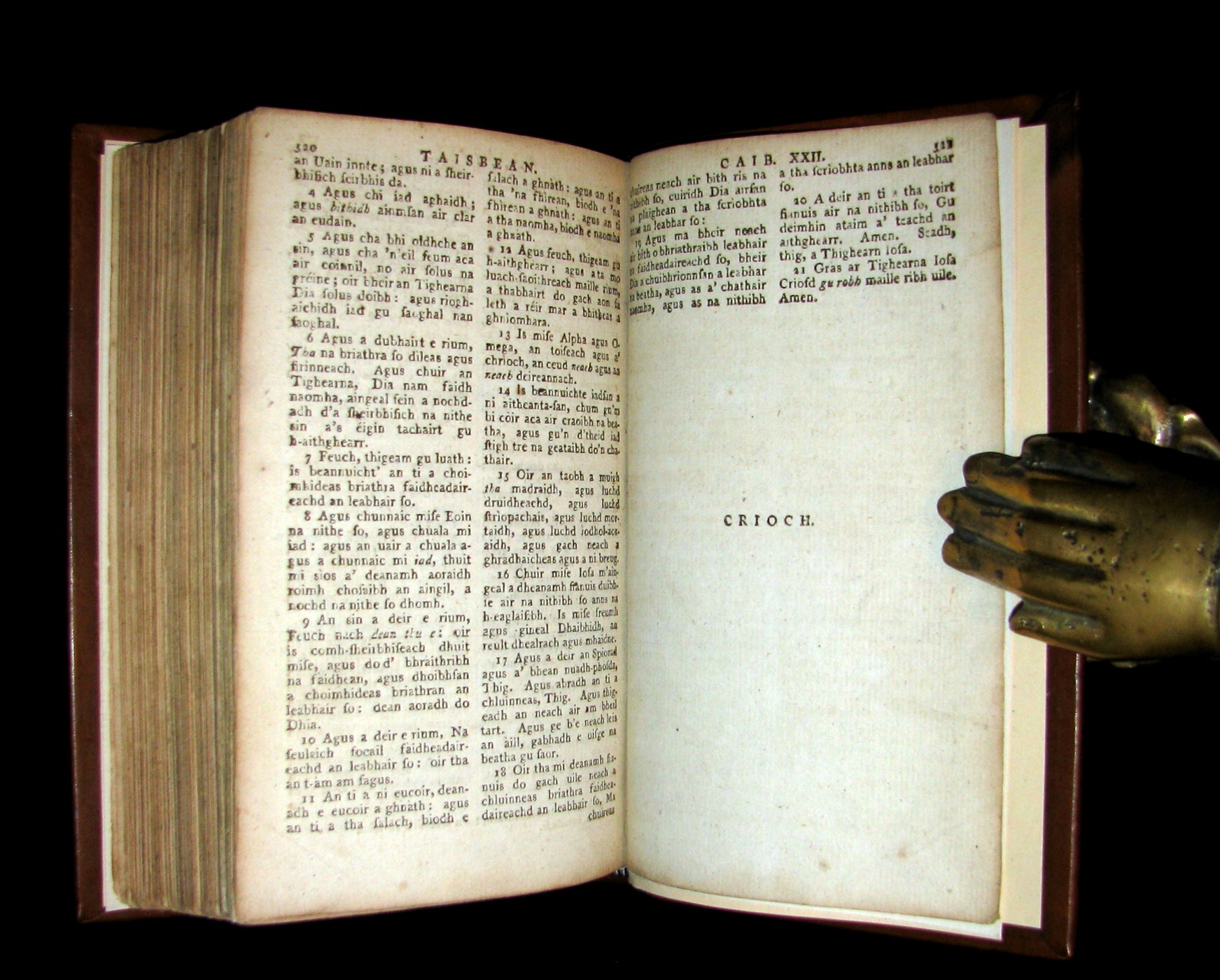 1796 Scarce Scottish GAELIC New Testament - TIOMNADH NUADH. Bible. by ...
