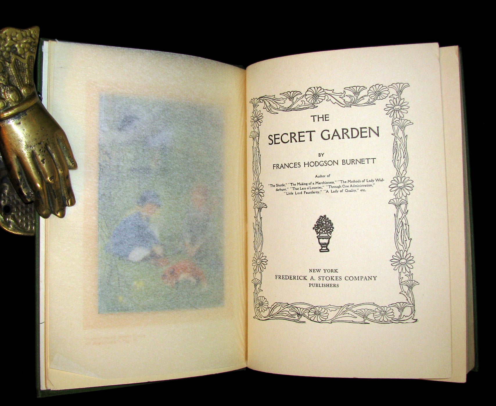 1911 Rare First Edition - The SECRET GARDEN by Frances Hodgson Burnett ...