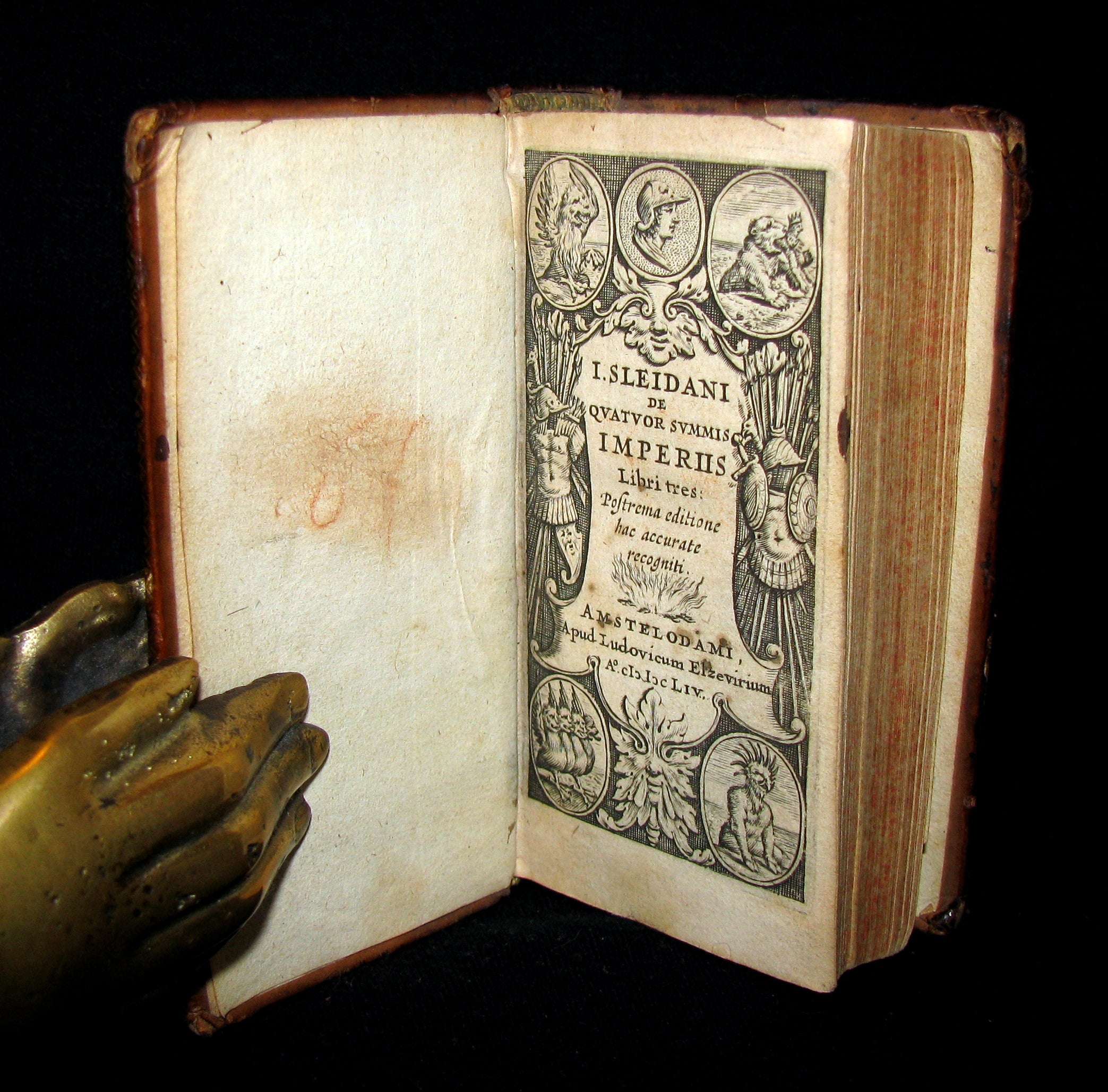 1654 Scarce Latin Book - Quatuor Summis Imperiis - Four Greatest Empir ...