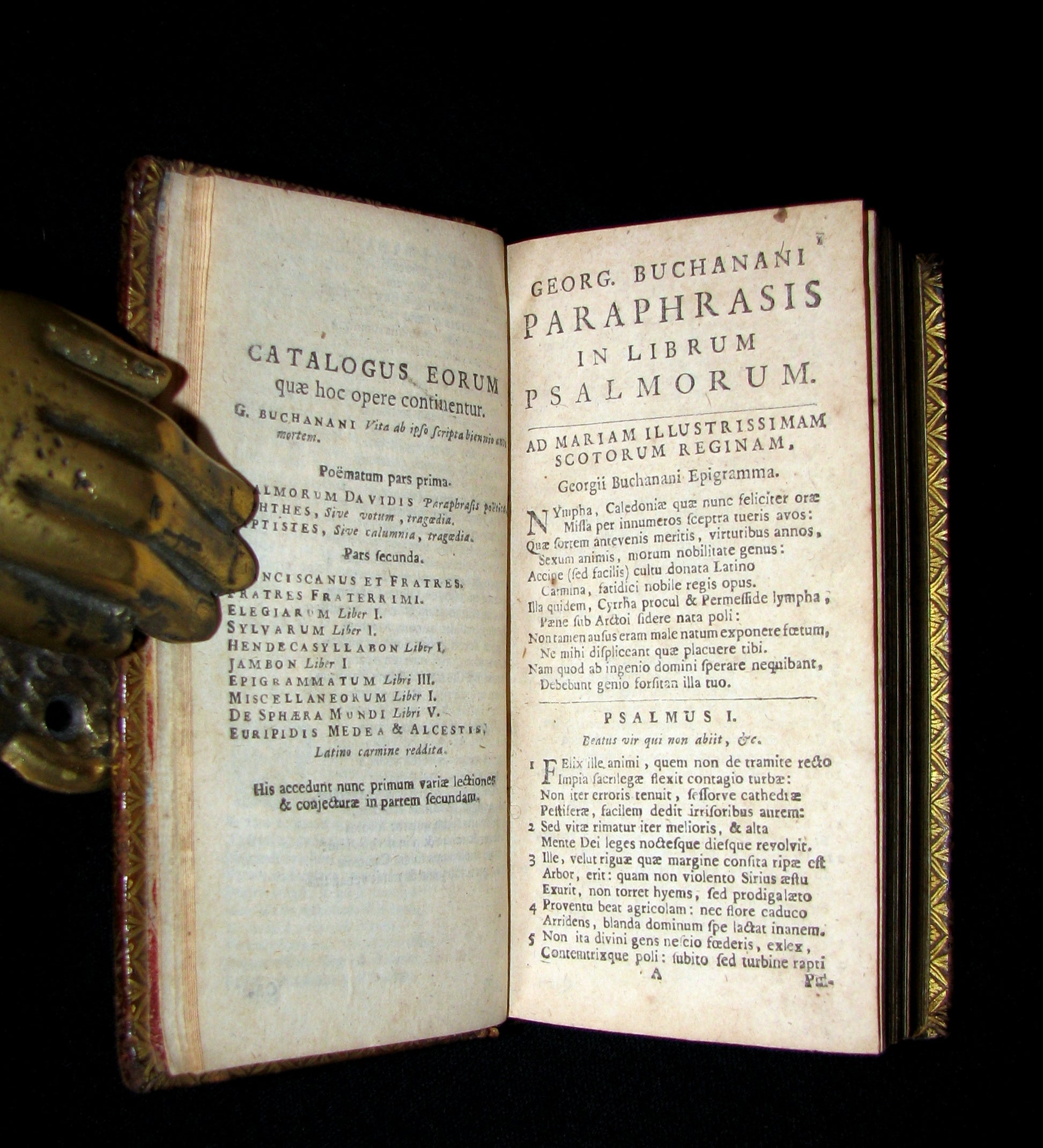 1687 Rare Book - GEORGII BUCHANANI SCOTI POEMATA - Scottish Poems by ...