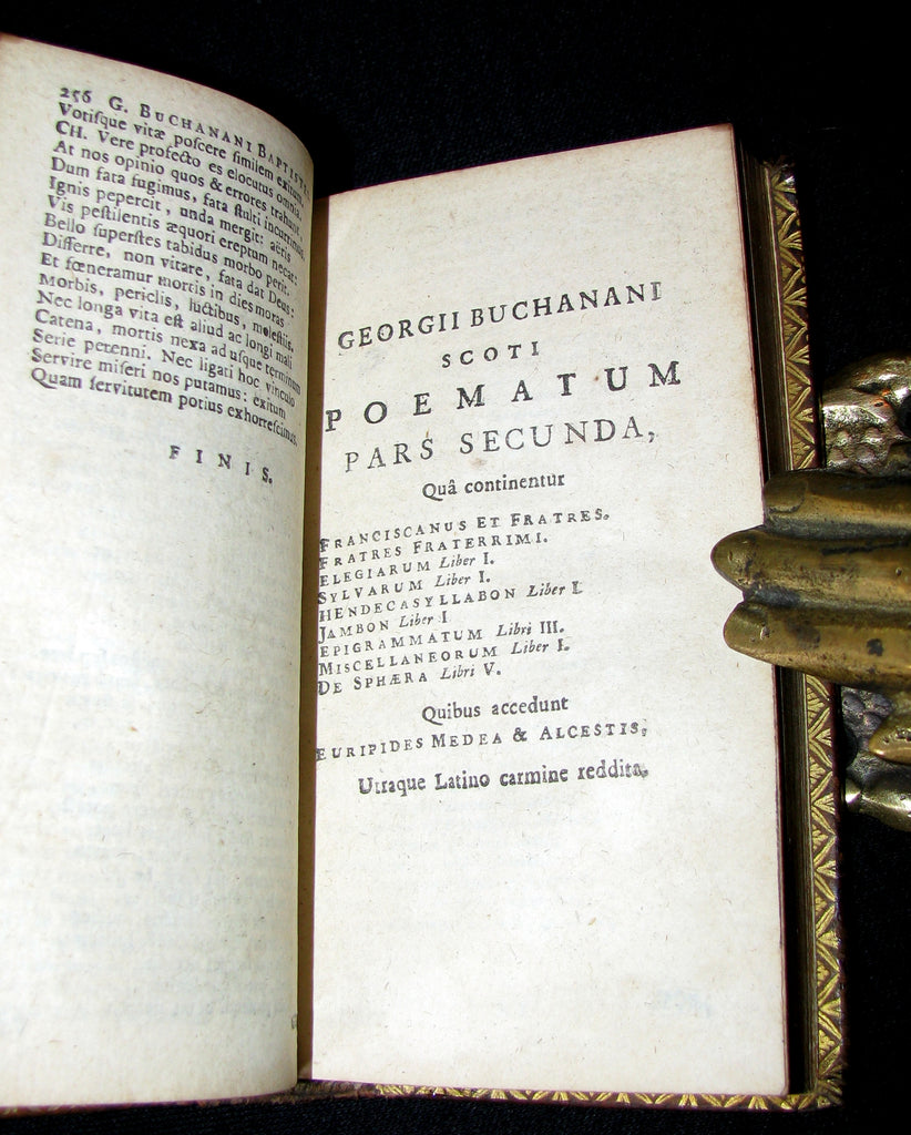 1687 Rare Book - GEORGII BUCHANANI SCOTI POEMATA - Scottish Poems by B ...