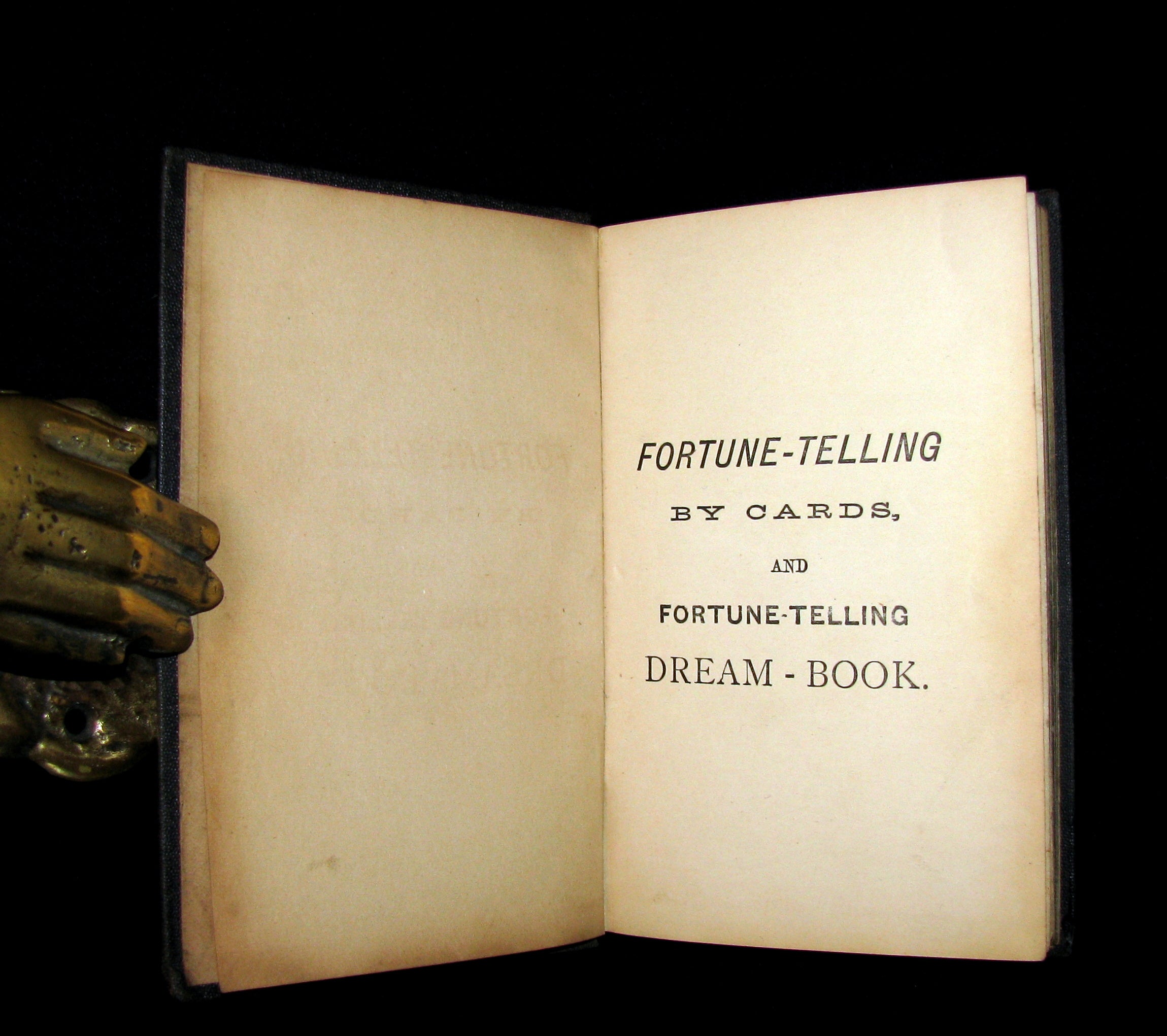 1870 Scarce Book - Fortune-Telling by Cards and Fortune-Telling Dream ...