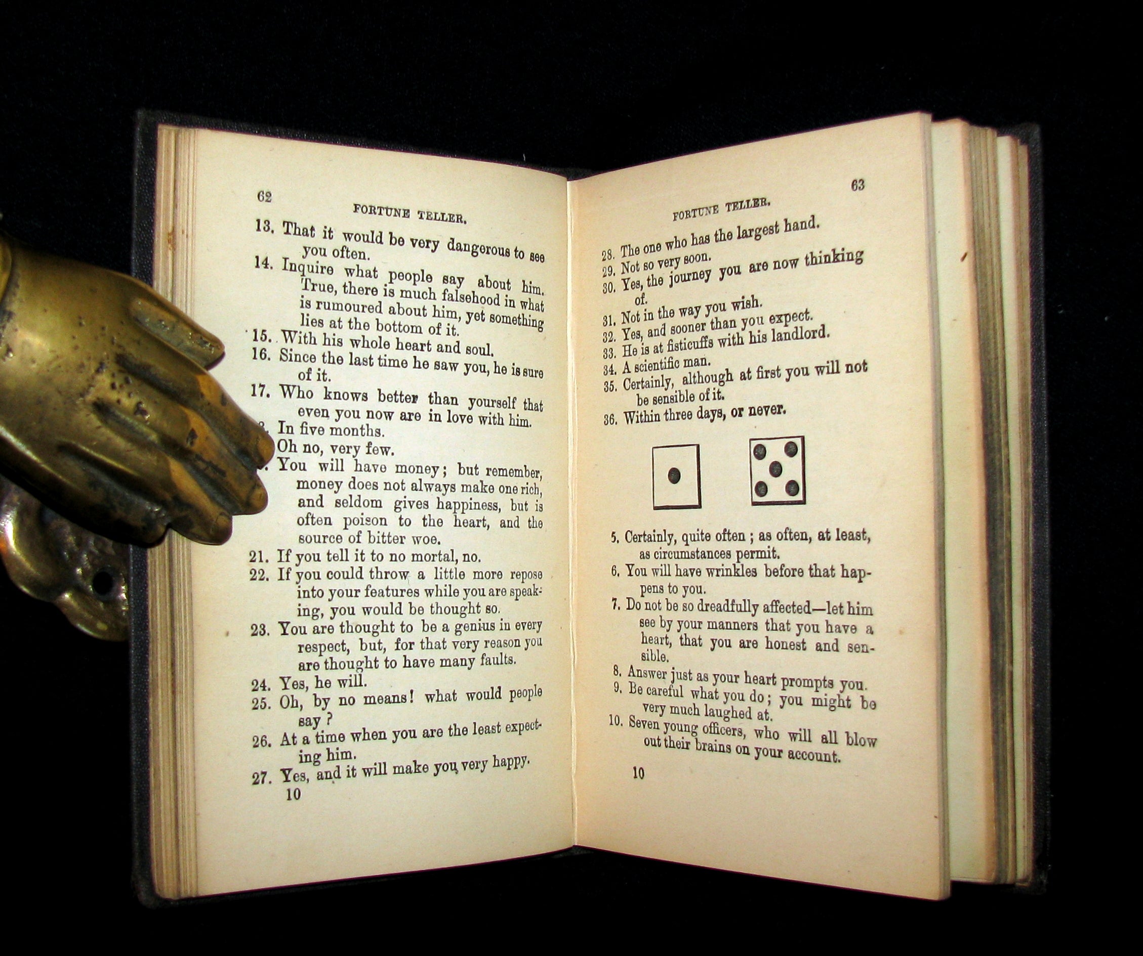 1870 Scarce Book - Fortune-Telling by Cards and Fortune-Telling Dream ...