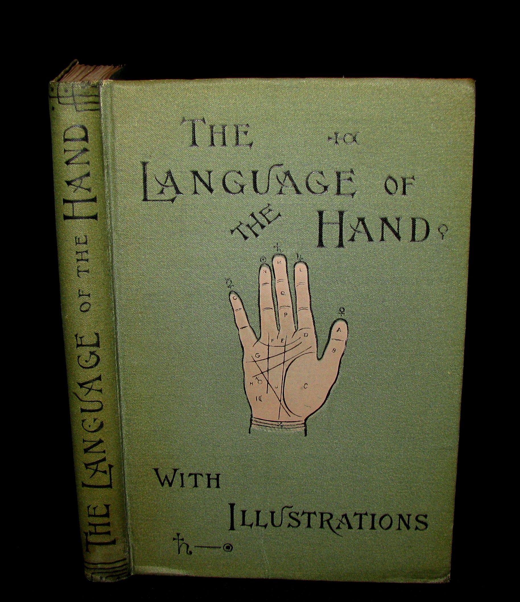 1890 Scarce PALMISTRY Book - The Language of the Hand -The Art of ...