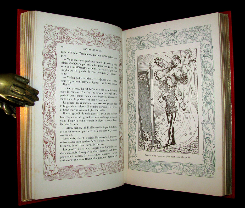 1885 Scarce French Book - CONTES DE FÉES - Fairy Tales by The Countess ...