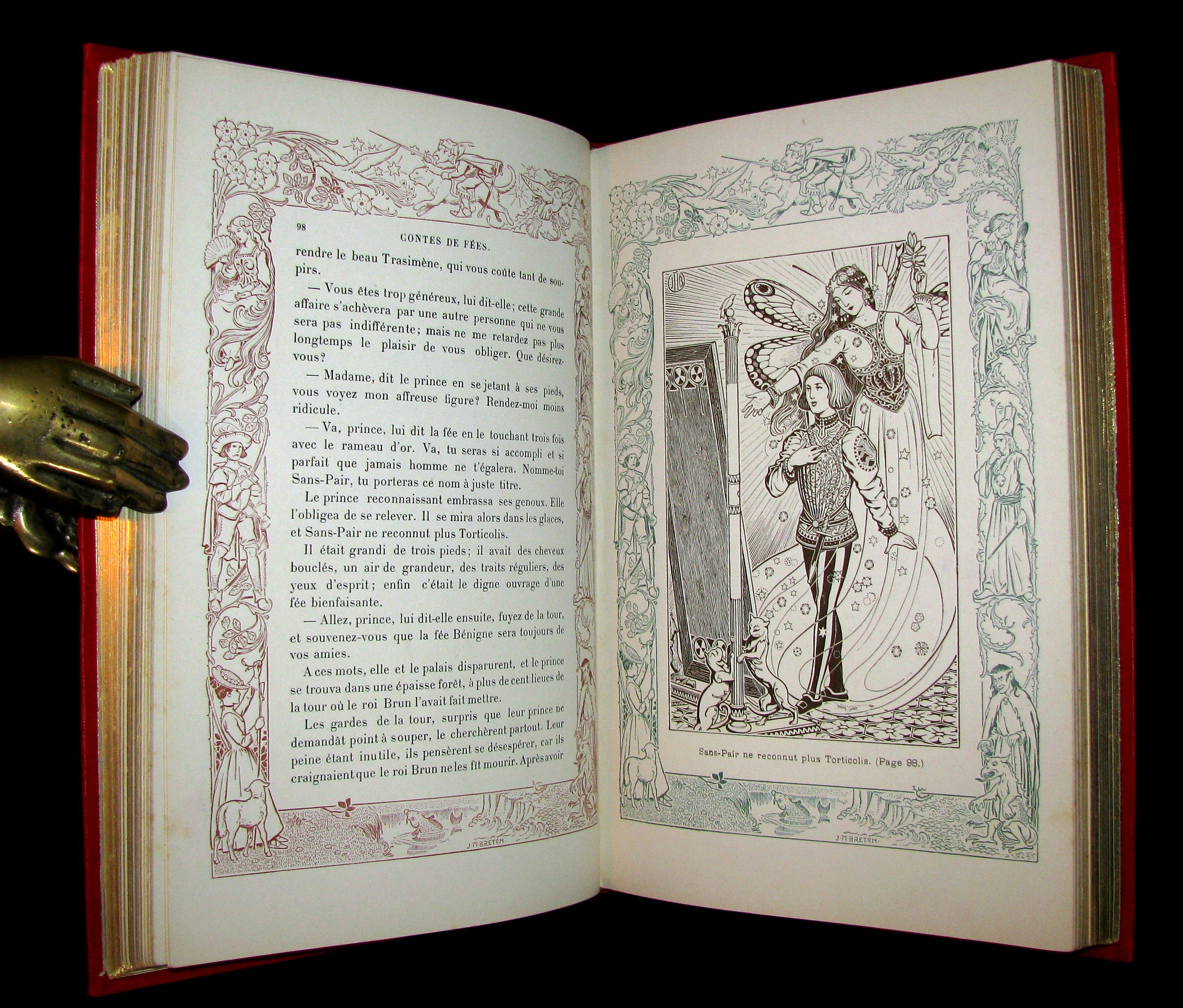 1885 Scarce French Book - CONTES DE FÉES - Fairy Tales by The Countess ...