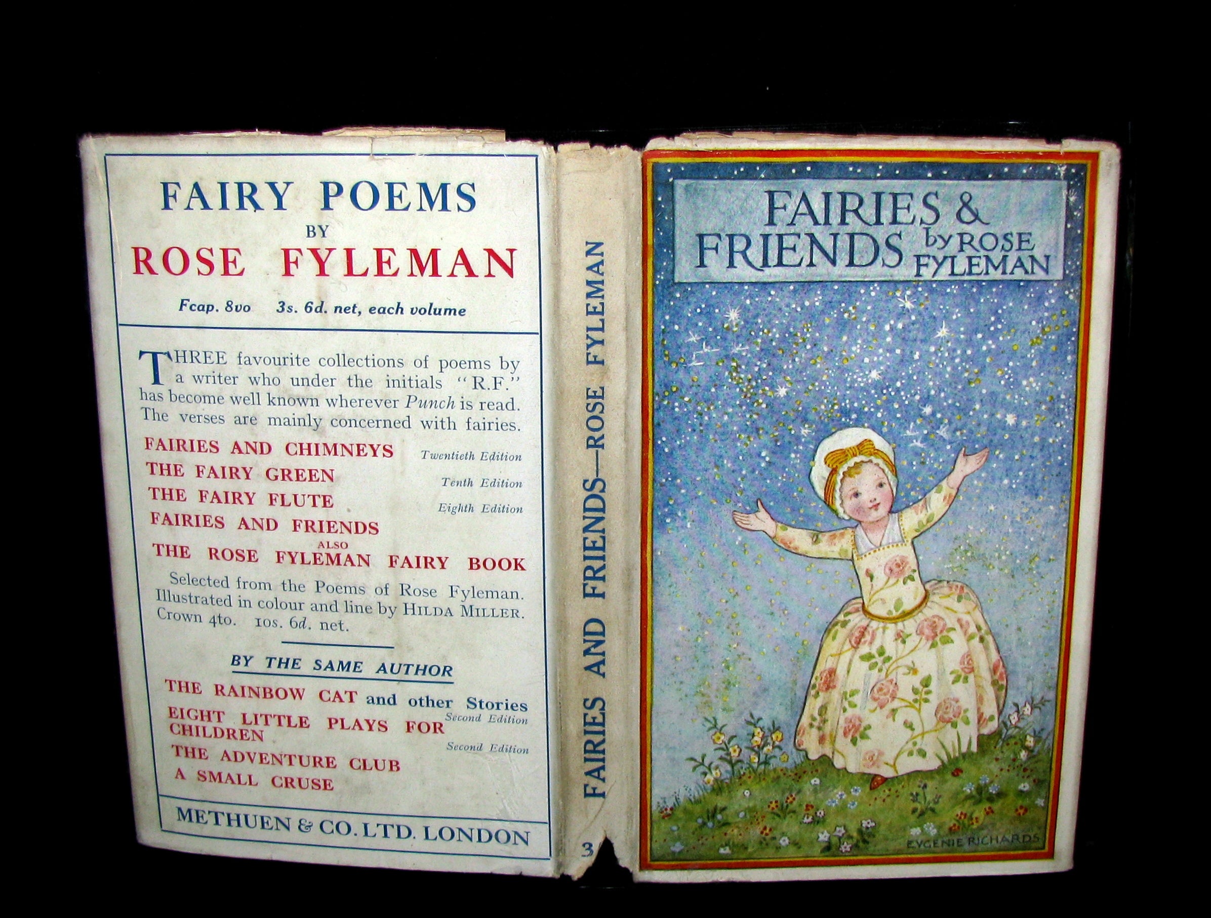 1925 Signed Book - Rose Fyleman - Fairies and Friends + Signed Letter ...