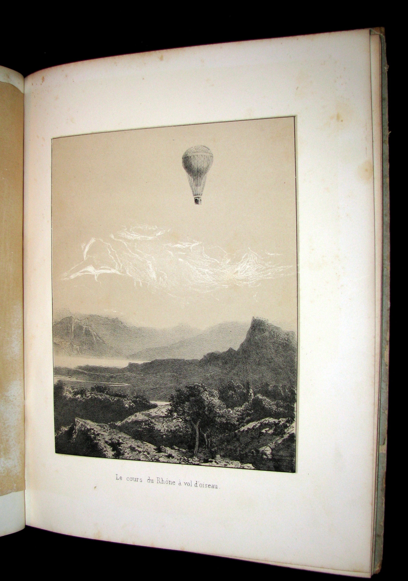 1870 Rare French Ballooning Book - Aventures de Paul enlevé par un ...