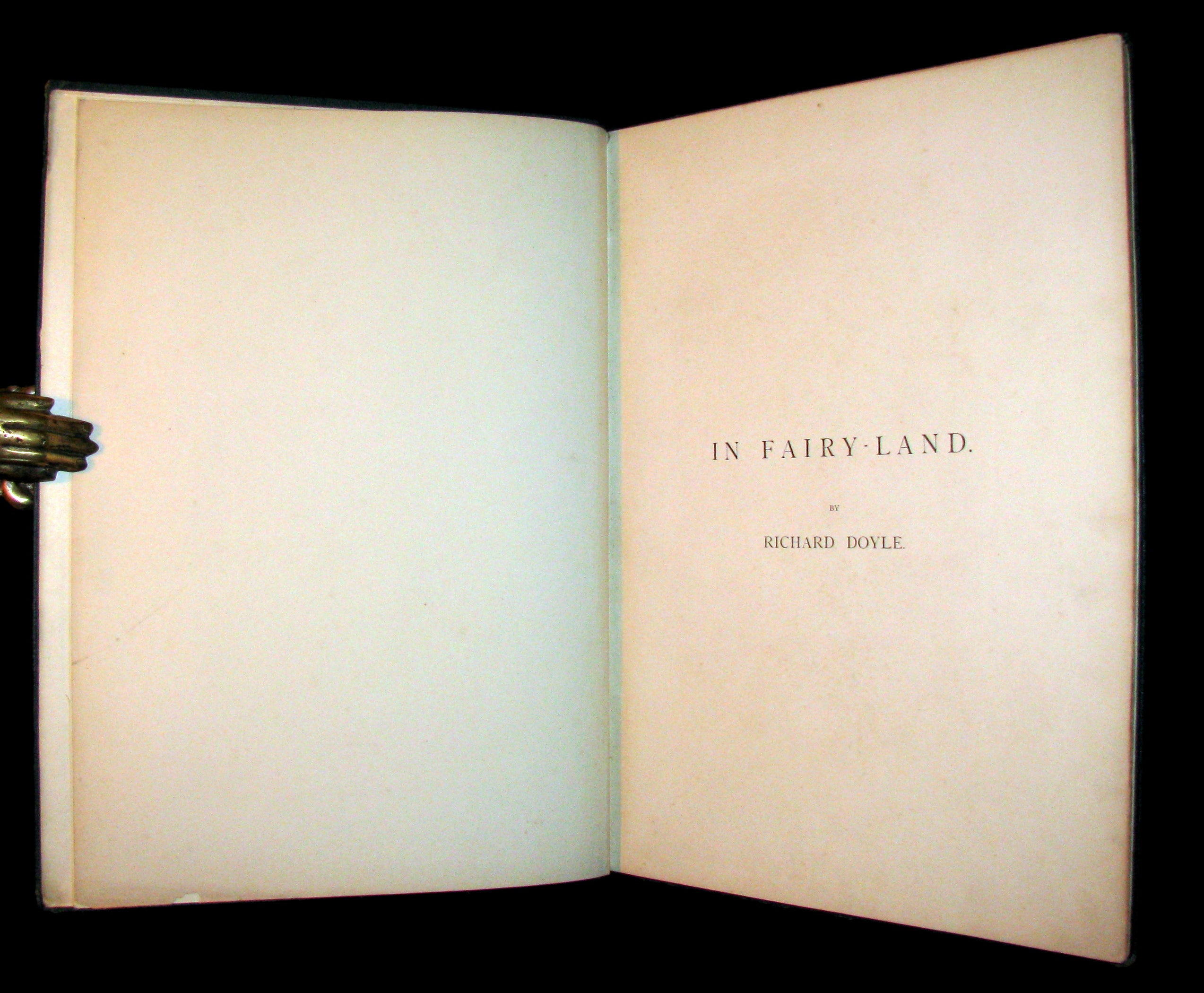 1875 Rare Richard Doyle Book - In FAIRYLAND : A Series of Pictures from ...