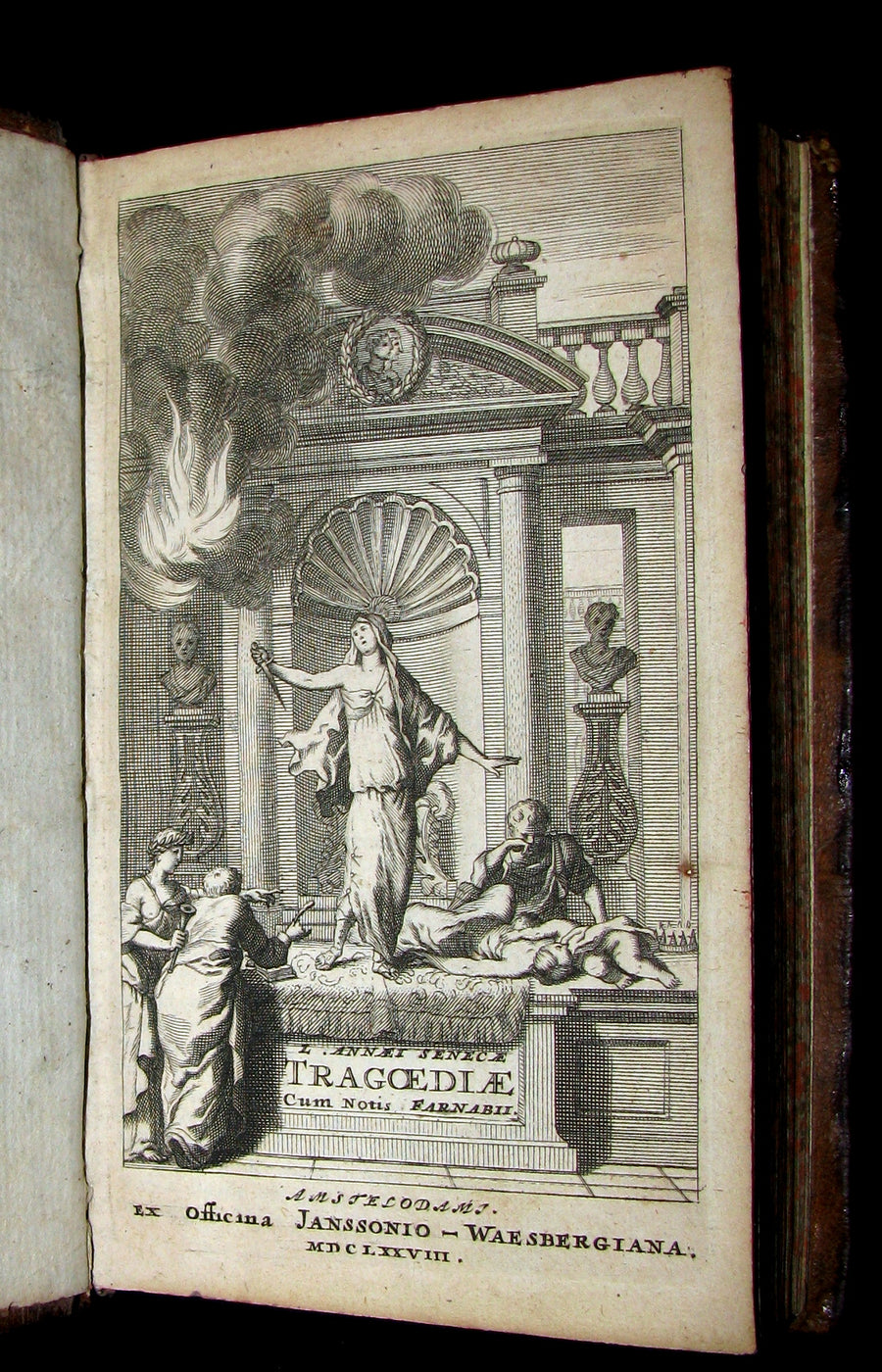 1678 Rare Latin Book - SENECA - L. Annæi Senecæ - Tragedies - Medea ...