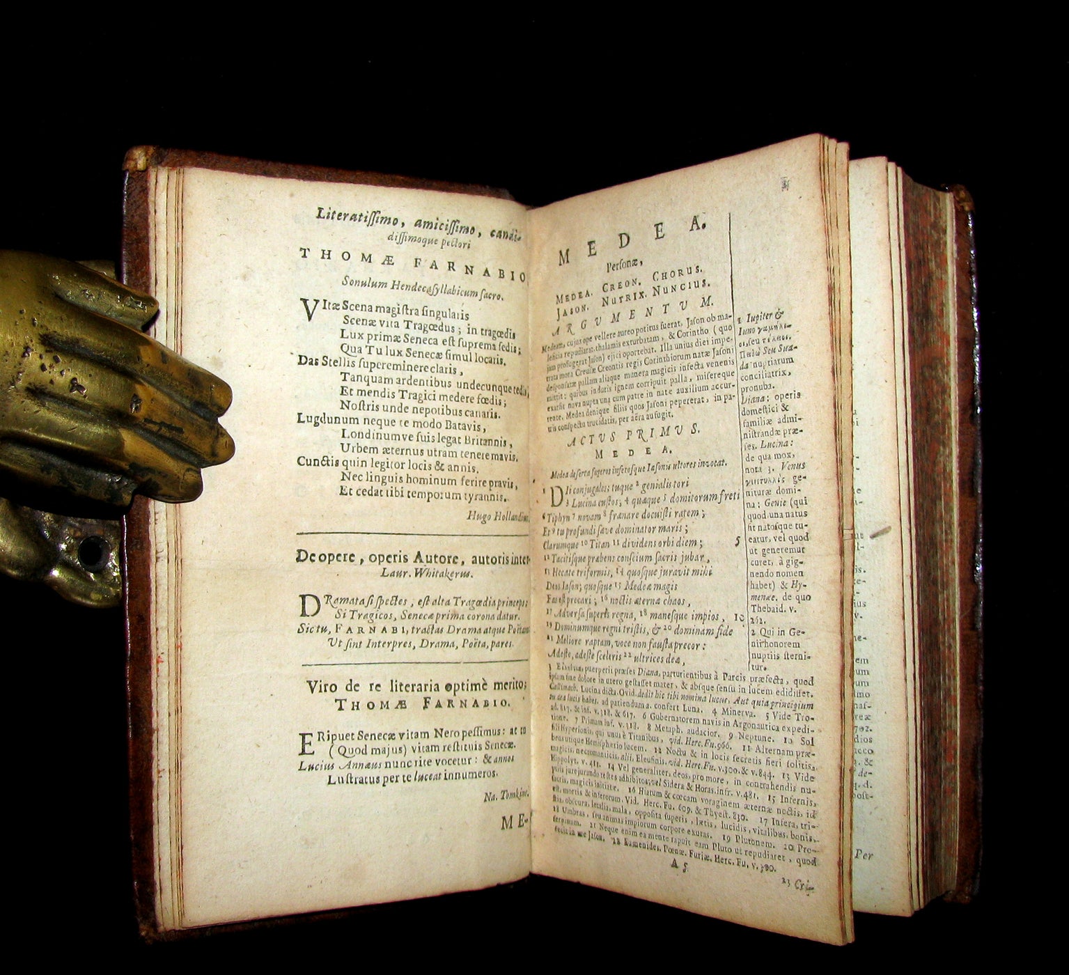 1678 Rare Latin Book - SENECA - L. Annæi Senecæ - Tragedies - Medea ...