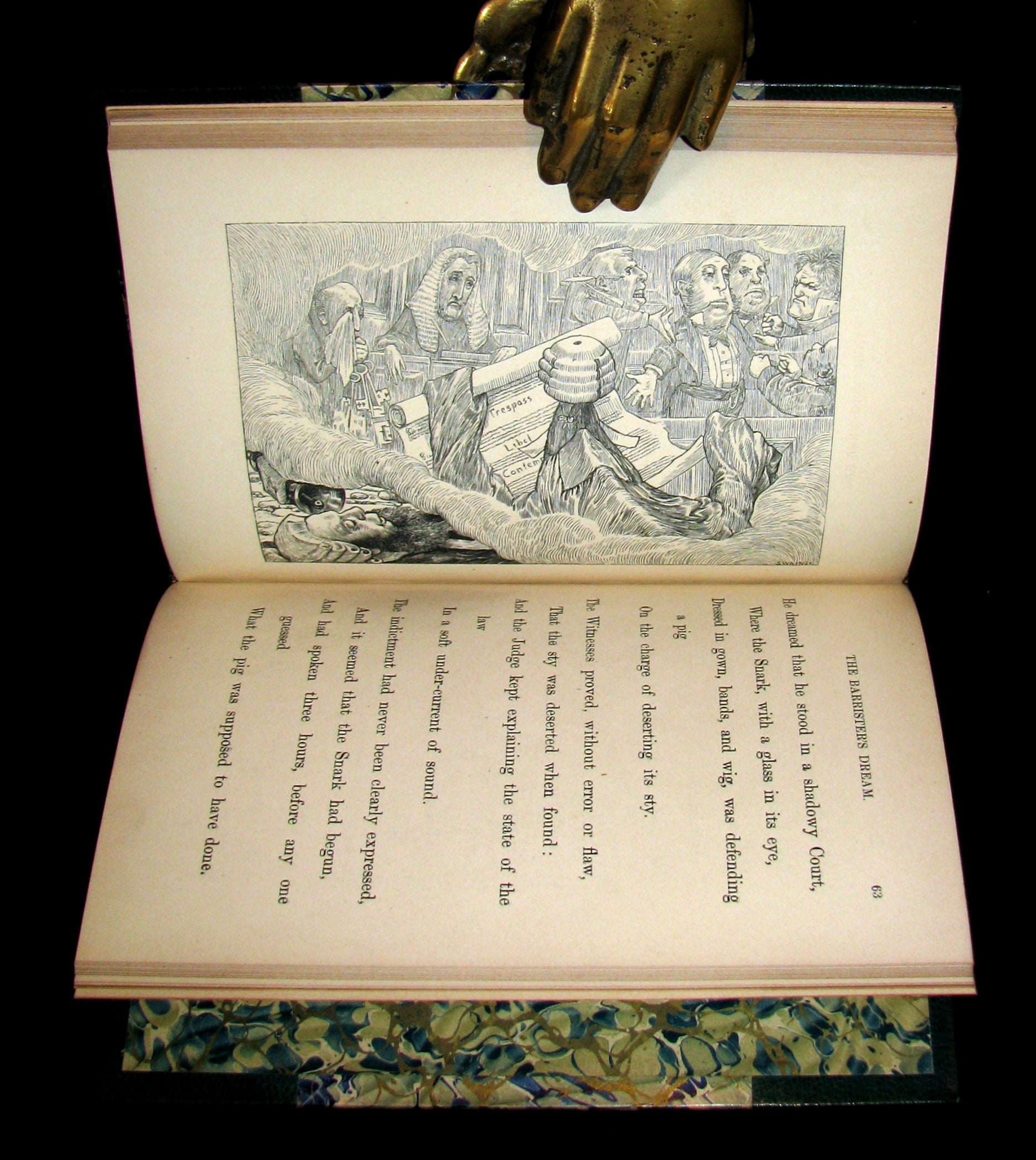 1876 Rare First Edition - The Hunting of the SNARK by Lewis Carroll ...