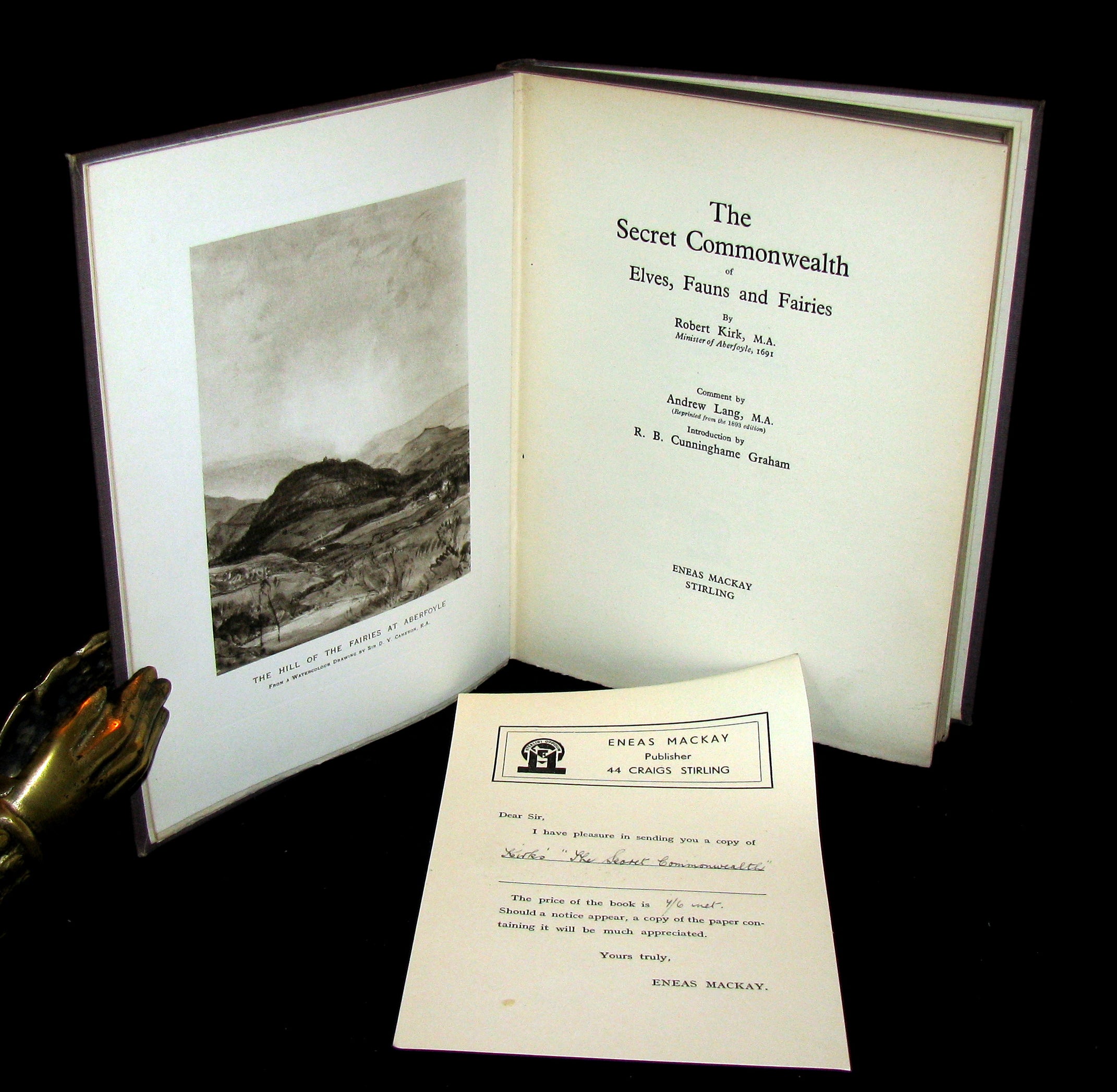 1933 Rare Book - The Secret Commonwealth of Elves, Fauns & Fairies by ...