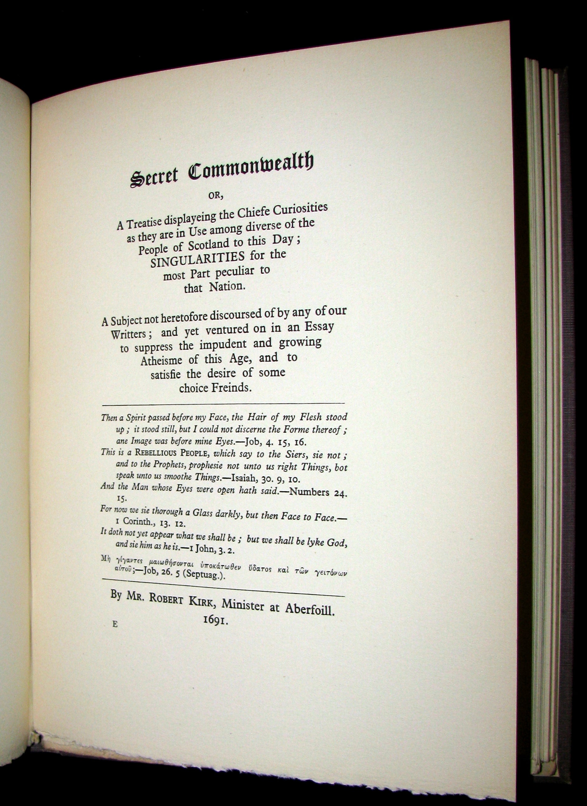1933 Rare Book - The Secret Commonwealth of Elves, Fauns & Fairies by ...