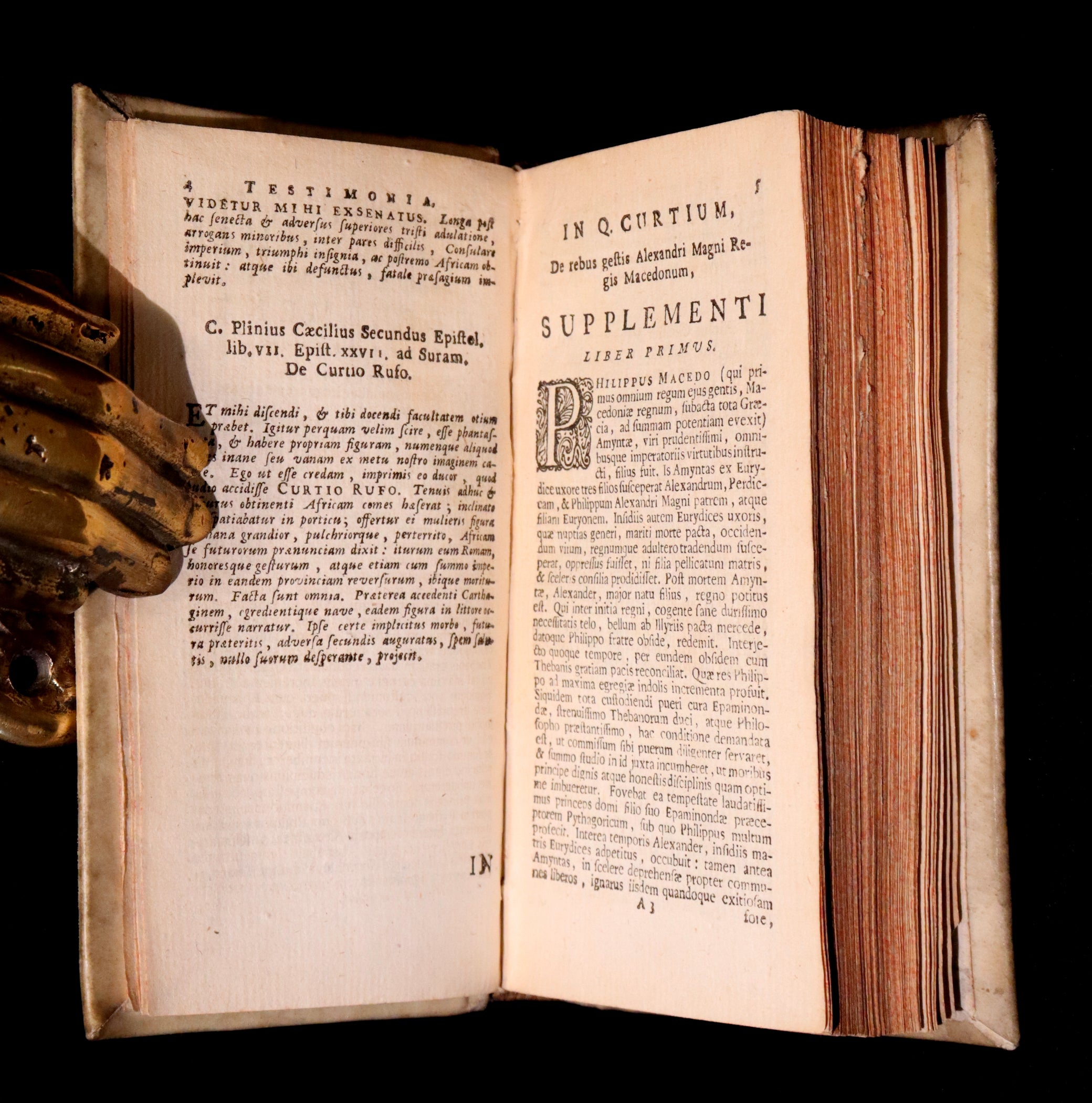 1670 Rare Latin Vellum Book - Histories of ALEXANDER the GREAT by ...