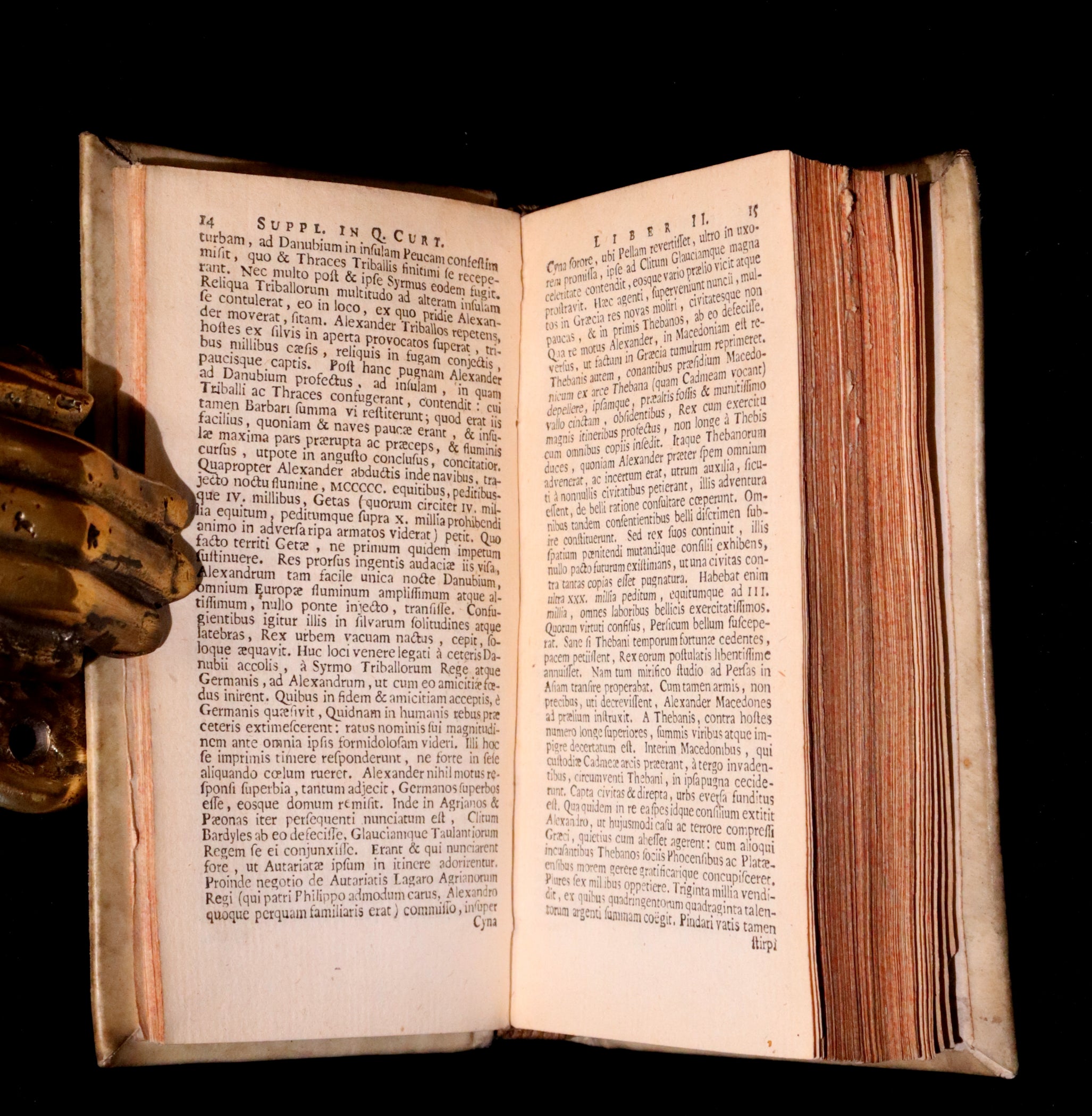 1670 Rare Latin Vellum Book - Histories of ALEXANDER the GREAT by ...