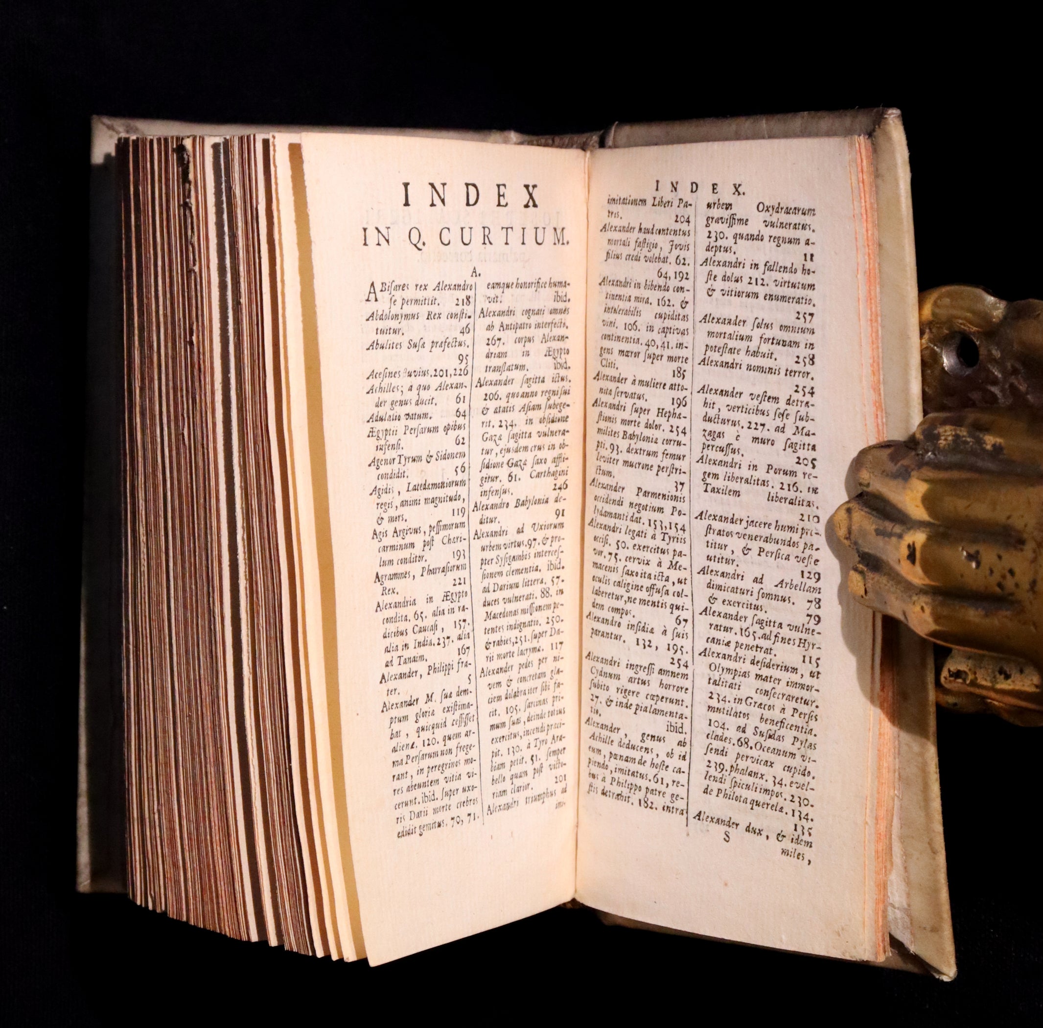 1670 Rare Latin Vellum Book - Histories of ALEXANDER the GREAT by ...