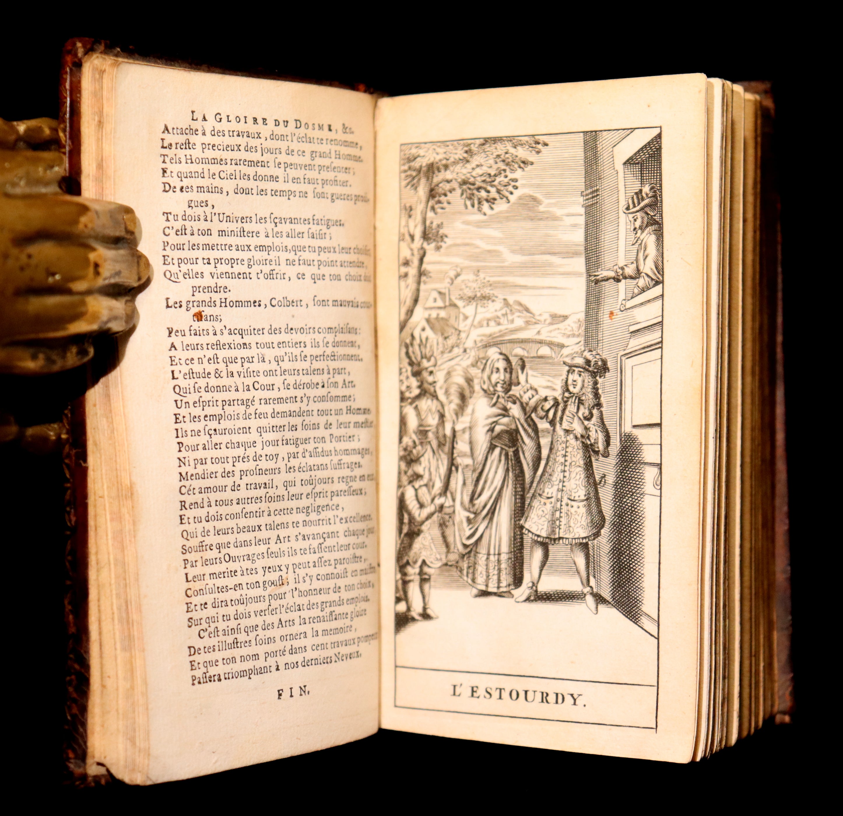 1691 Scarce French Book set - The Complete Illustrated Work of MOLIERE ...