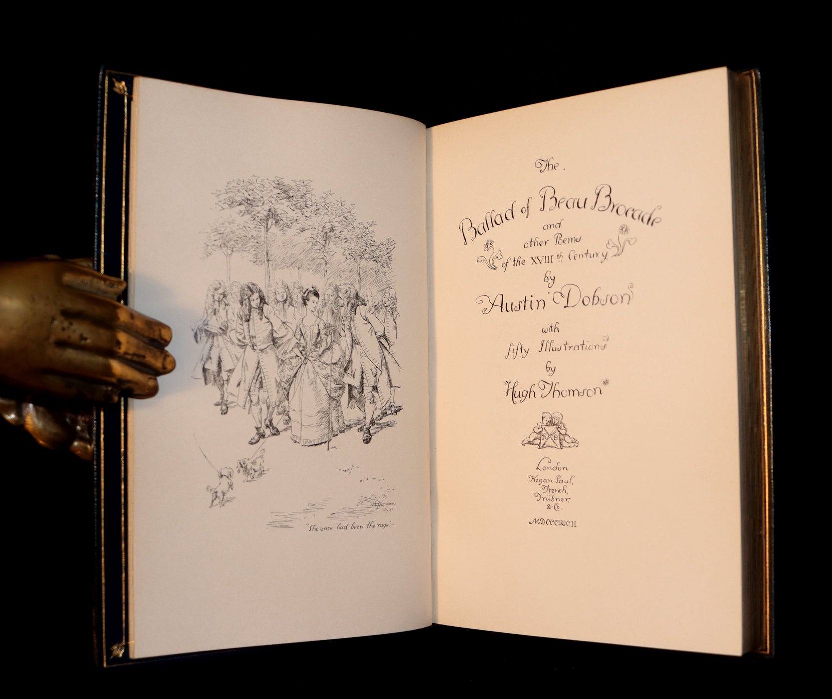 1892 Scarce 1stED Bound by Ramage - The Ballad of Beau Brocade And Oth ...