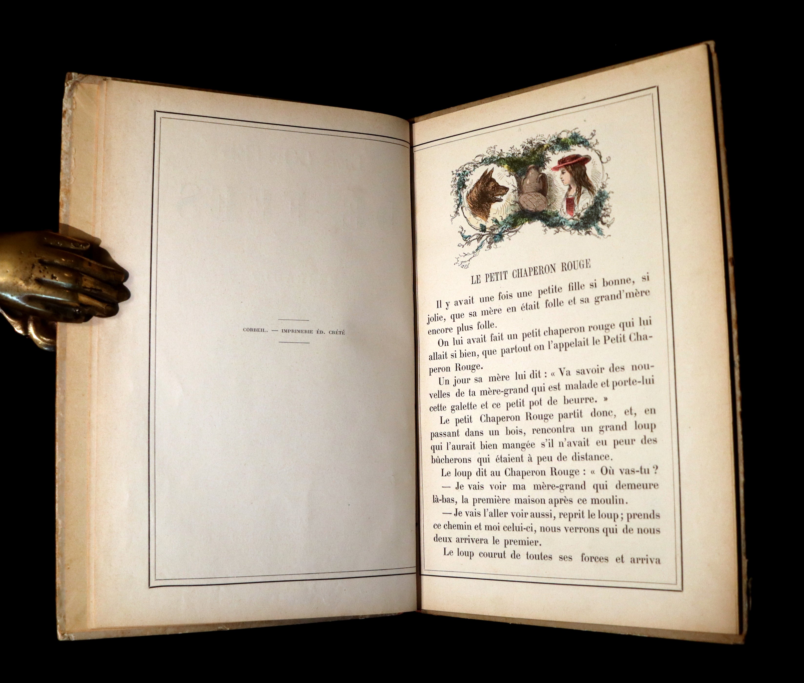 1890 Scarce color illustrated French Book ~ Contes de Fees - FAIRY ...