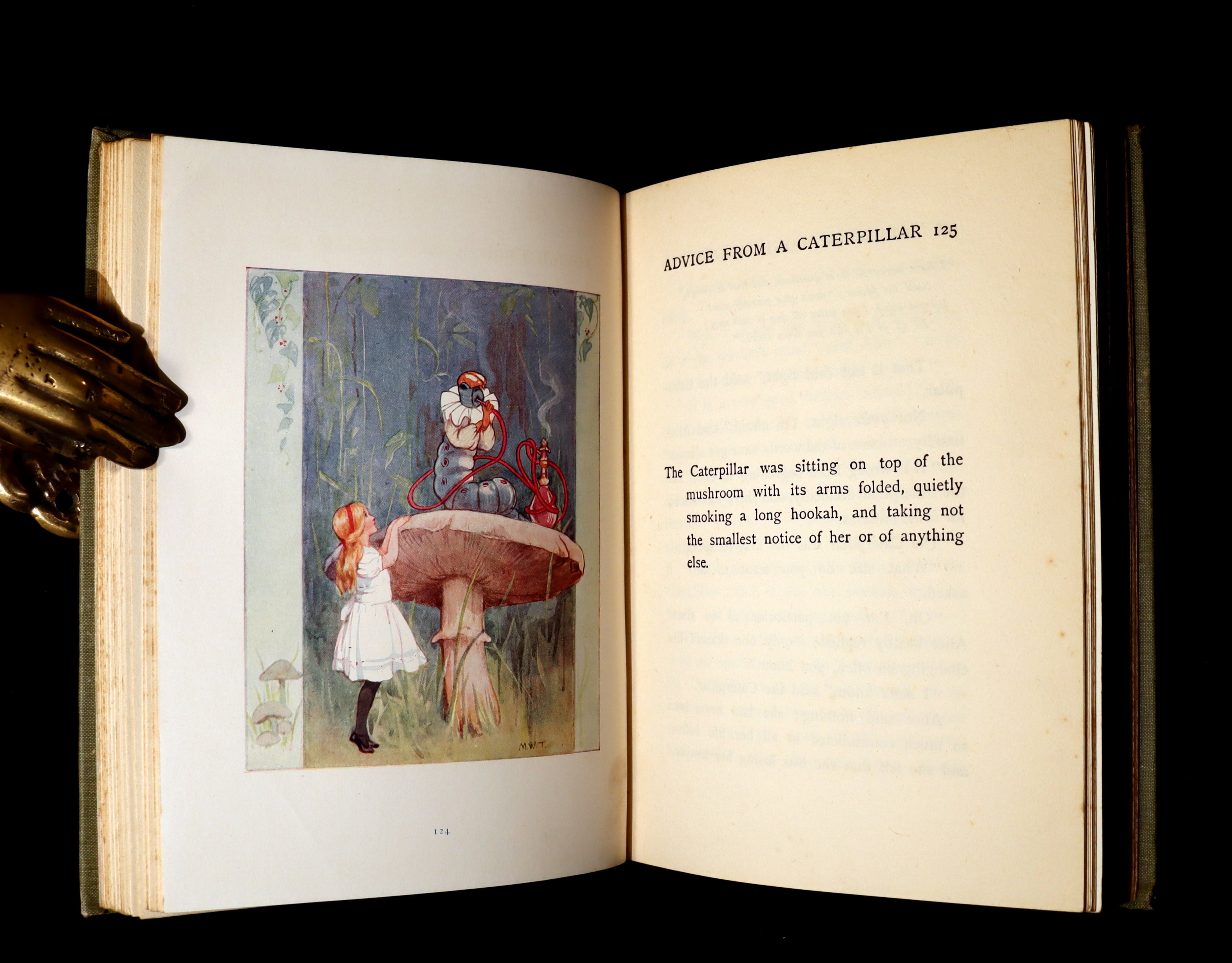 1920 Rare Book - Alice's Adventures in Wonderland with coloured ...