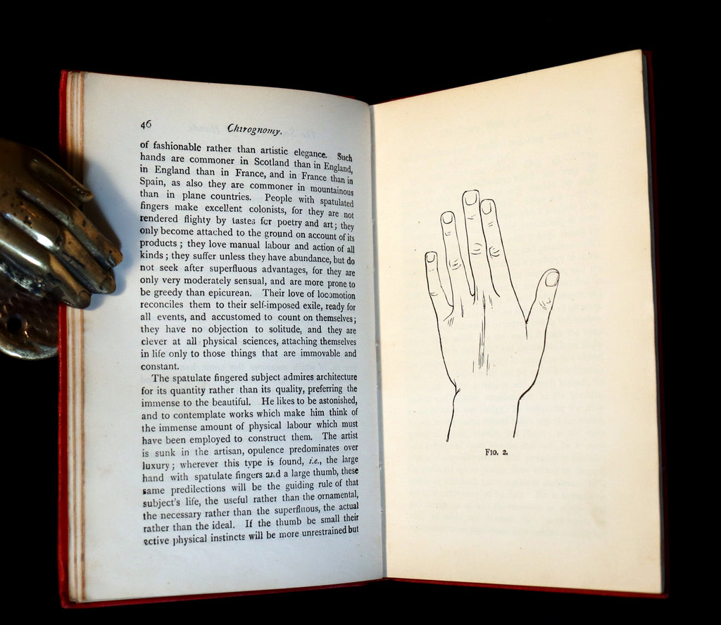 1900 Scarce CHIROMANCY & Chirognomy Book - The Science of Palmistry by ...