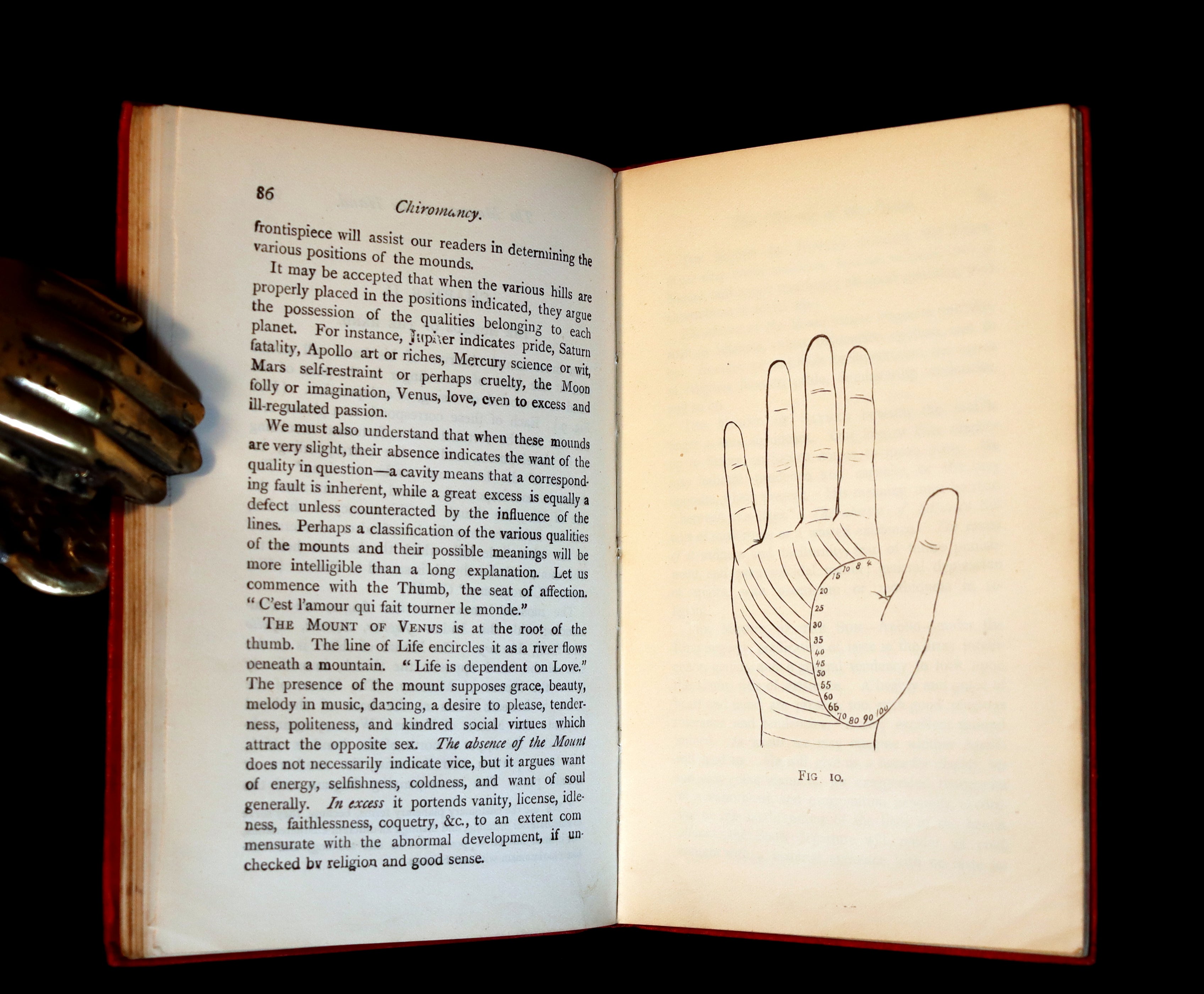1900 Scarce CHIROMANCY & Chirognomy Book - The Science of Palmistry by ...