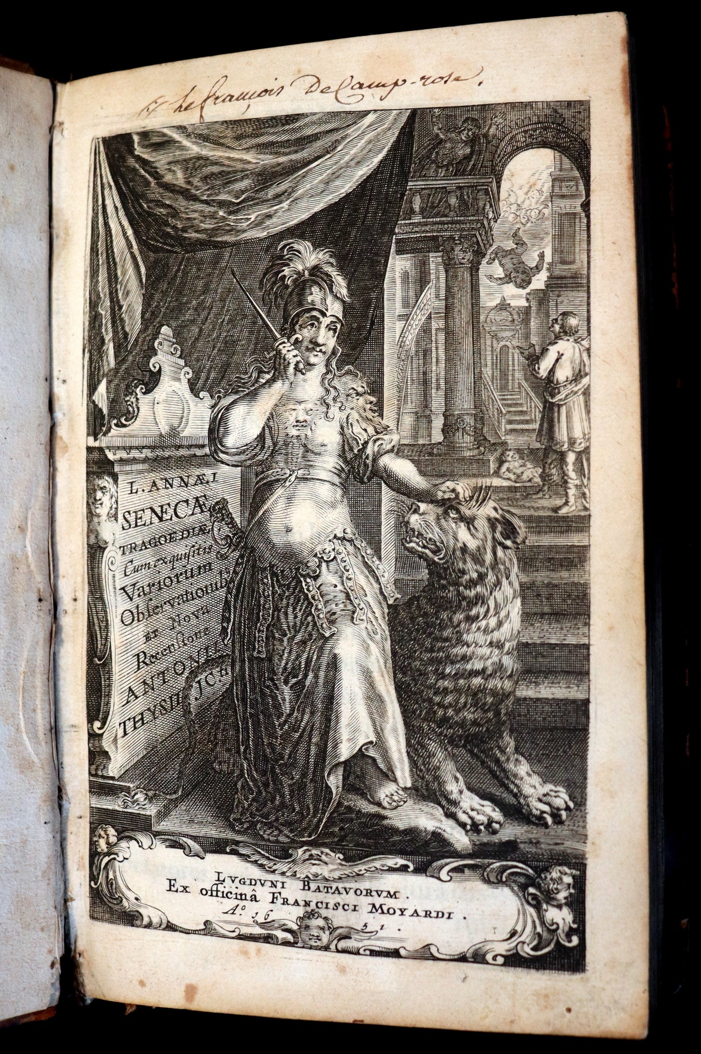 1651 Rare Latin Book - SENECA - L. Annæi Senecæ - Tragedies - Medea ...