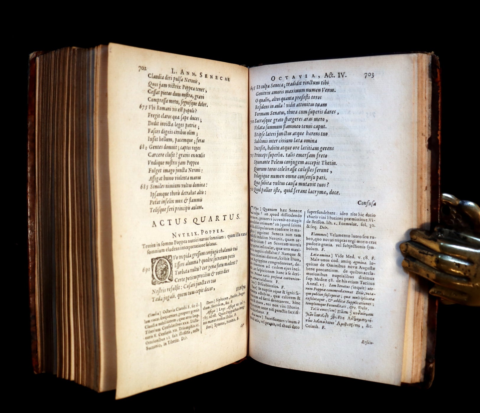 1651 Rare Latin Book - SENECA - L. Annæi Senecæ - Tragedies - Medea ...