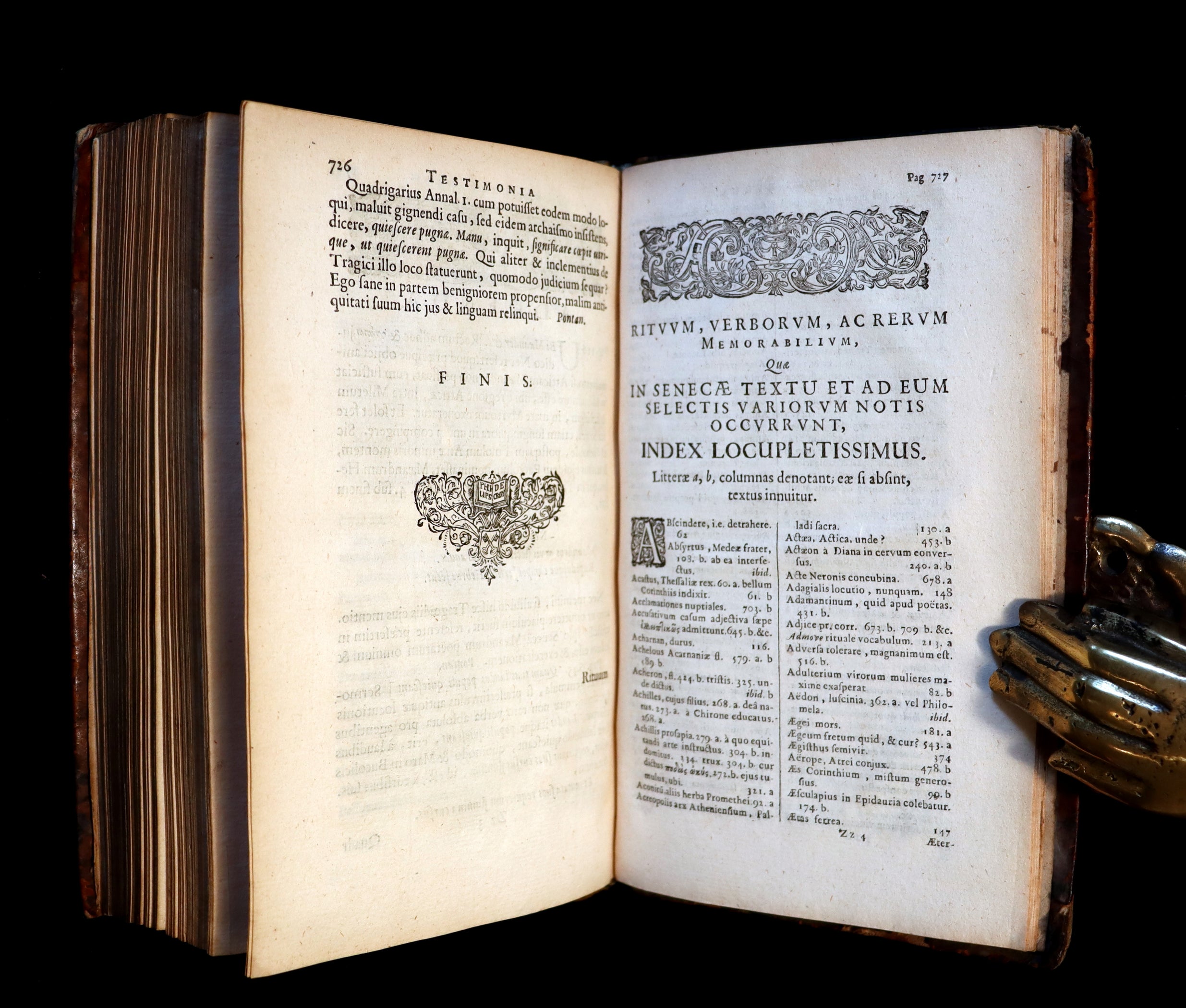 1651 Rare Latin Book - SENECA - L. Annæi Senecæ - Tragedies - Medea ...